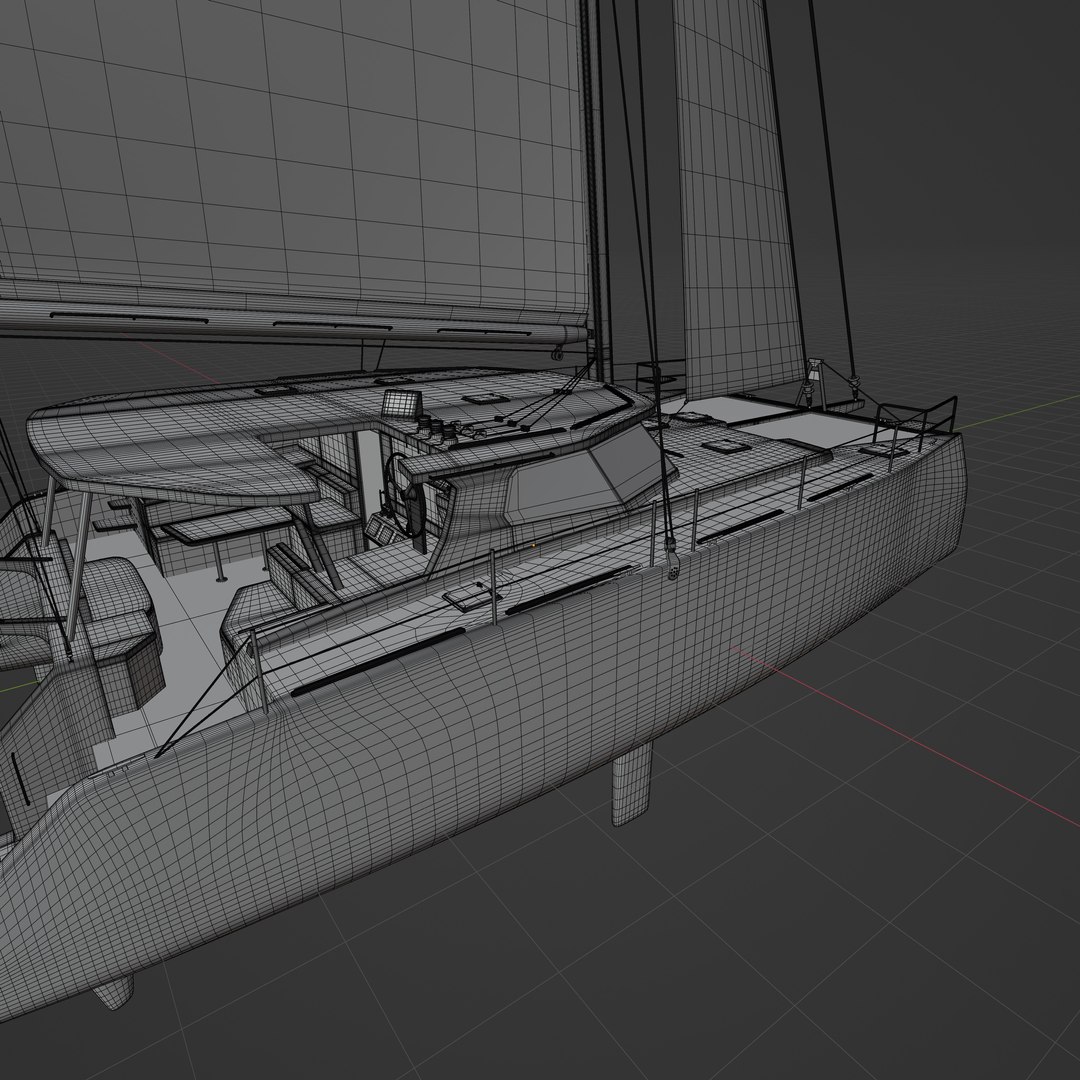 Balance 482 3D Catamaran 3D - TurboSquid 2138258