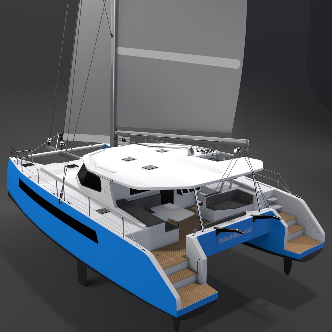 Balance 482 3D Catamaran 3D - TurboSquid 2138258