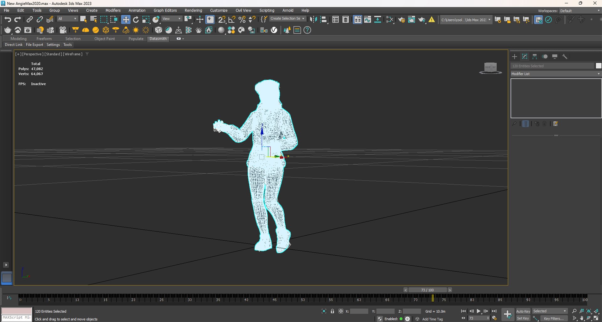 3D New Angie 3D Rigged Model Ready For Animation 3D Model Model ...
