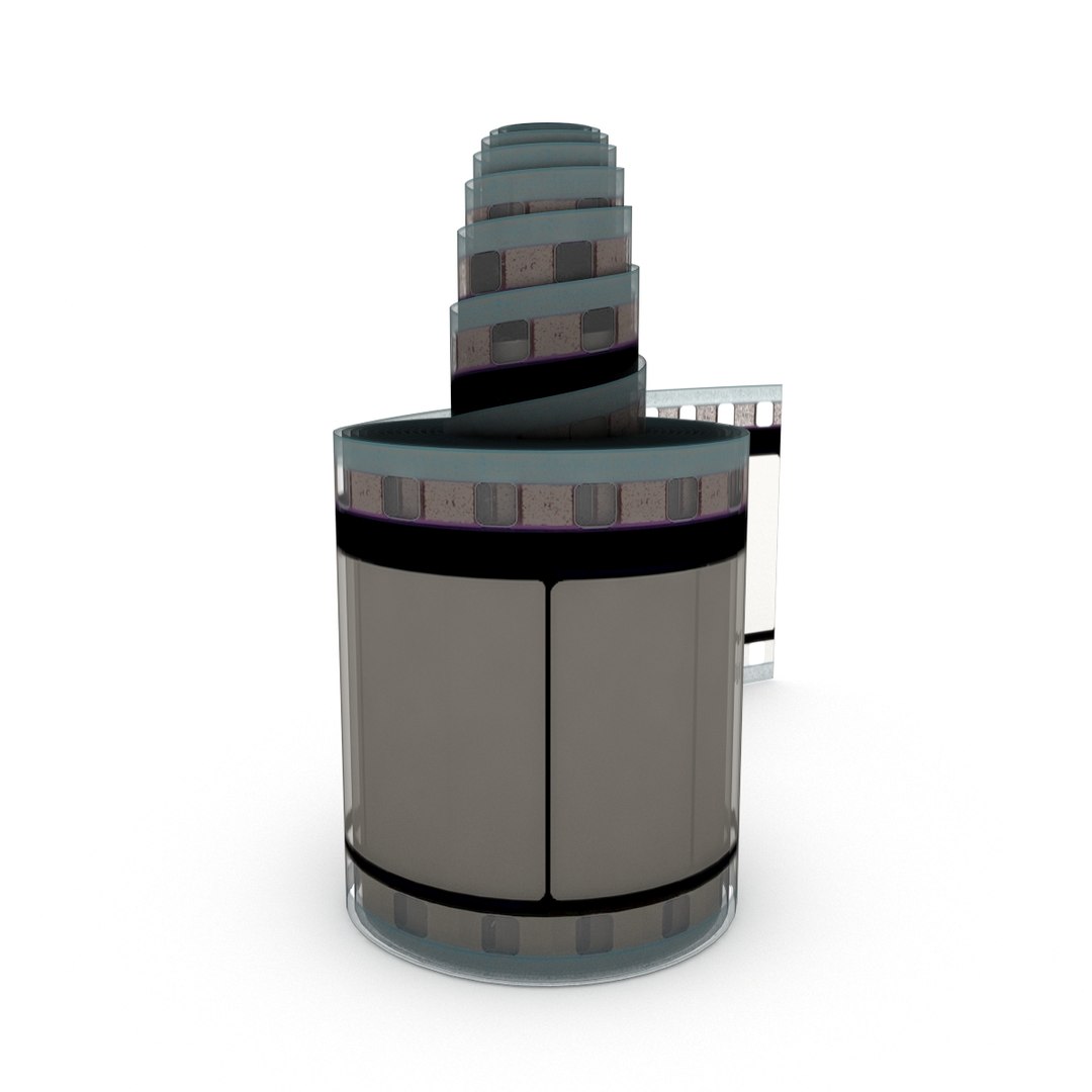 3D Film Roll Motion Model - TurboSquid 1391567