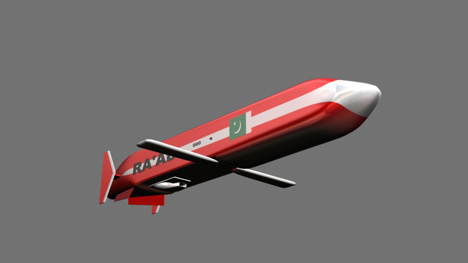 Cruise Missile Raad 3D Model - TurboSquid 2012013