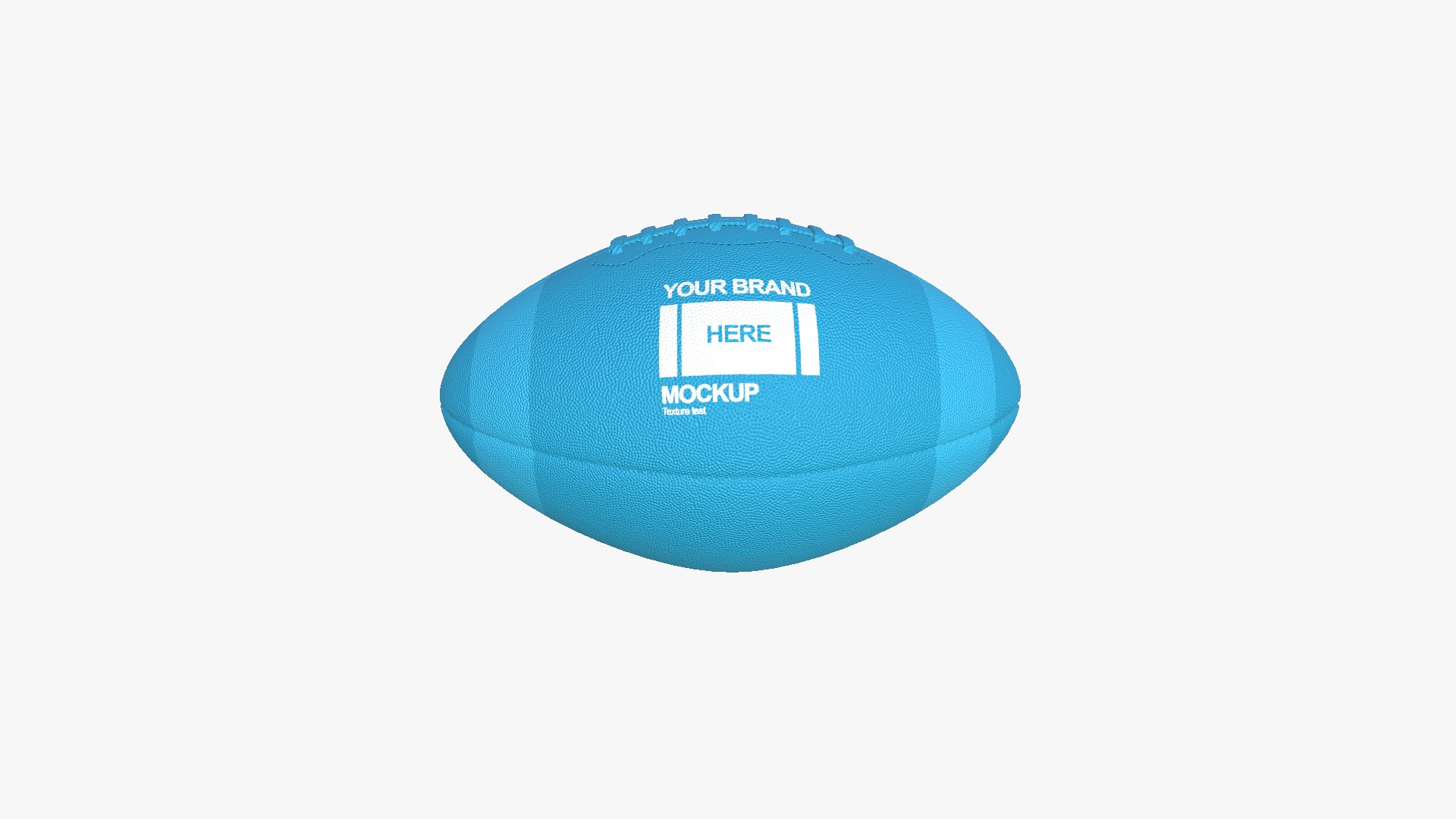 Rugby Ball - Blank Mock Up Basic Template 3D Model - TurboSquid 2112502
