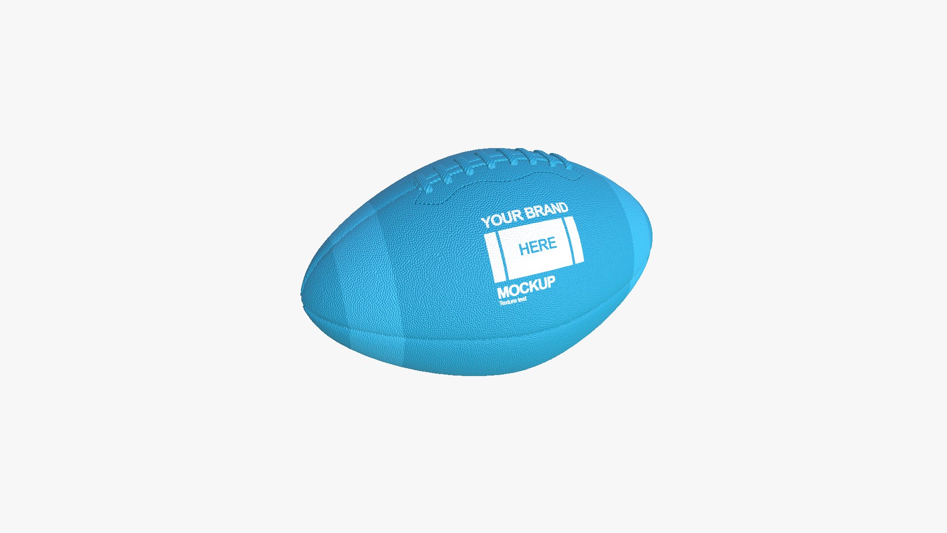 Rugby Ball - Blank Mock Up Basic Template 3D Model - TurboSquid 2112502