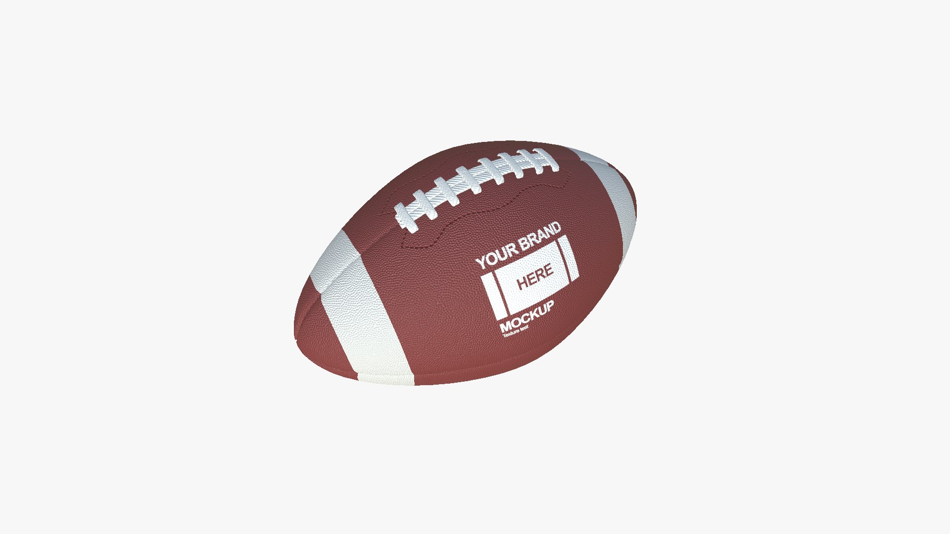 Rugby Ball - Blank Mock Up Basic Template 3D Model - TurboSquid 2112502