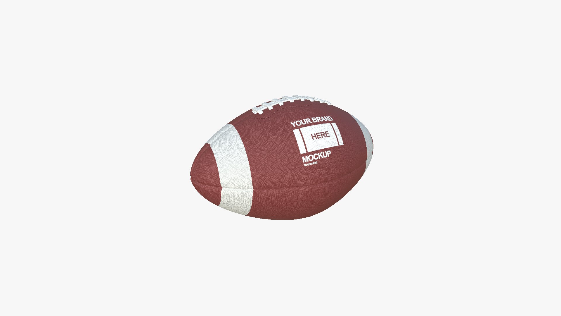 Rugby Ball - Blank Mock Up Basic Template 3D Model - TurboSquid 2112502