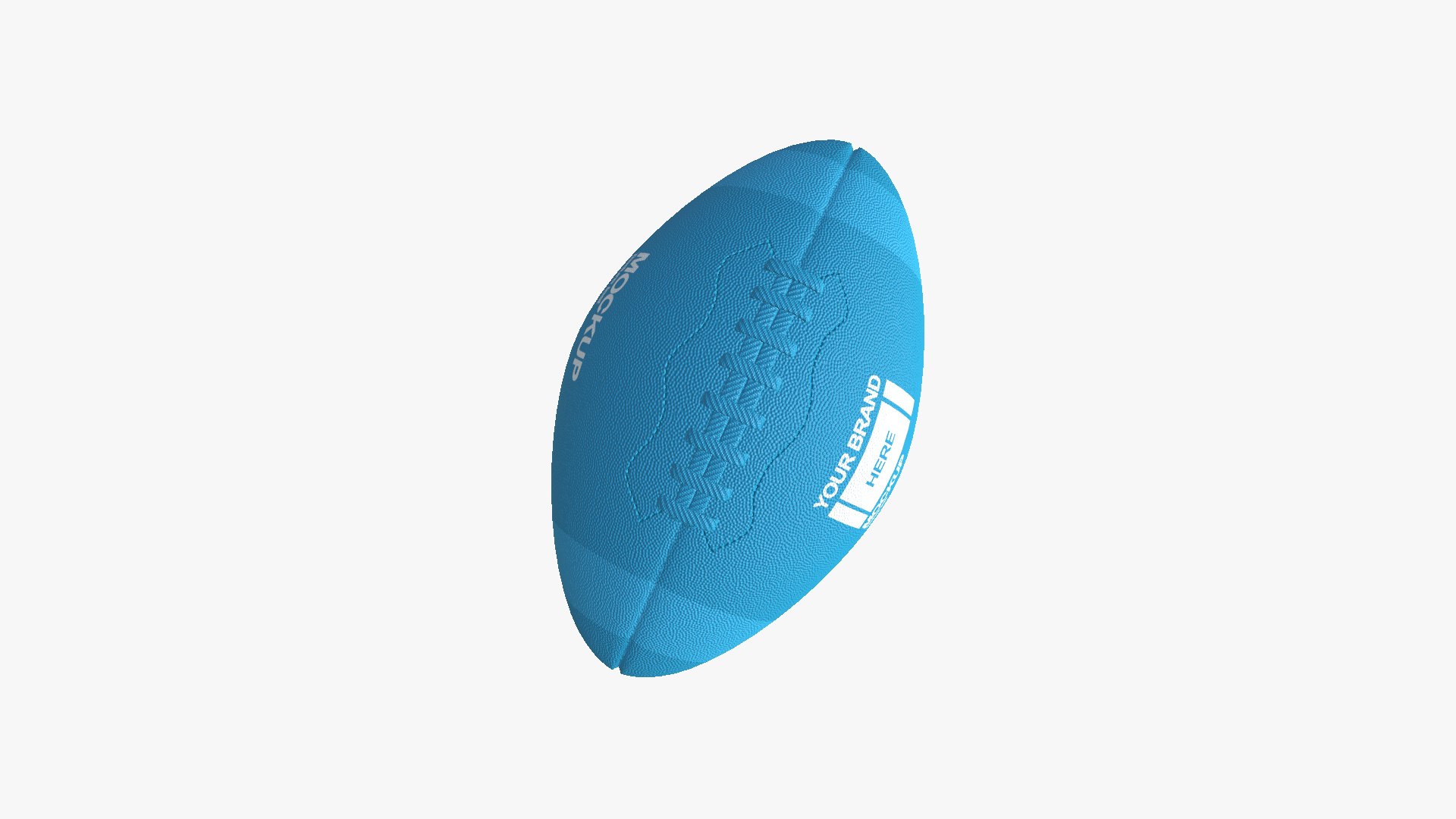 Rugby Ball - Blank Mock Up Basic Template 3D Model - TurboSquid 2112502