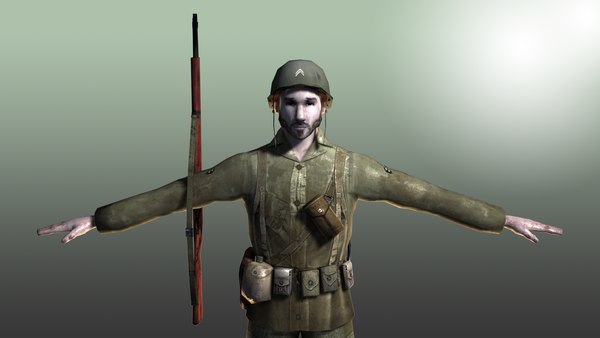 german nazi cap 3d 3ds