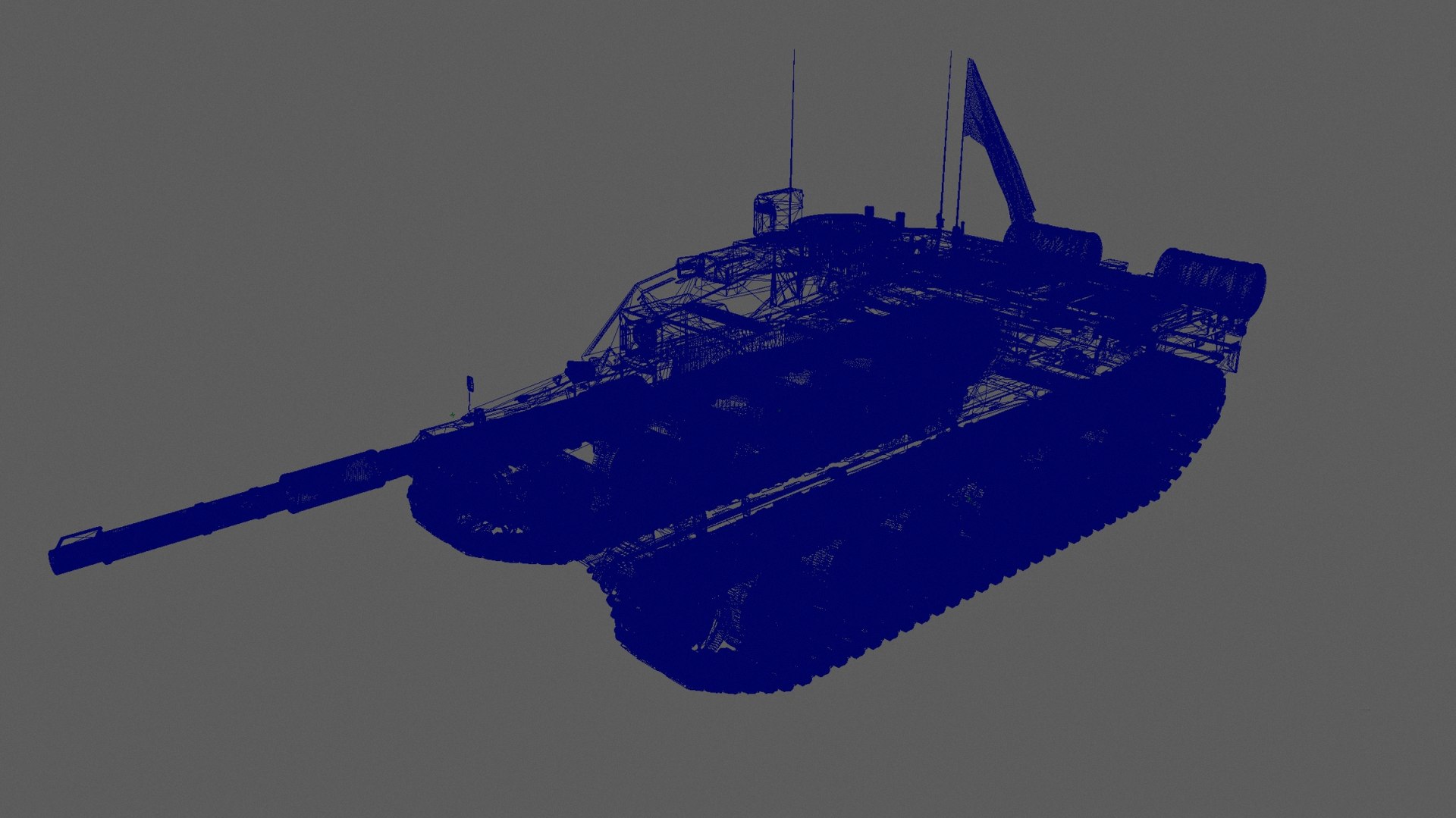 Challenger II Maya 2024 3D Model - TurboSquid 2260578