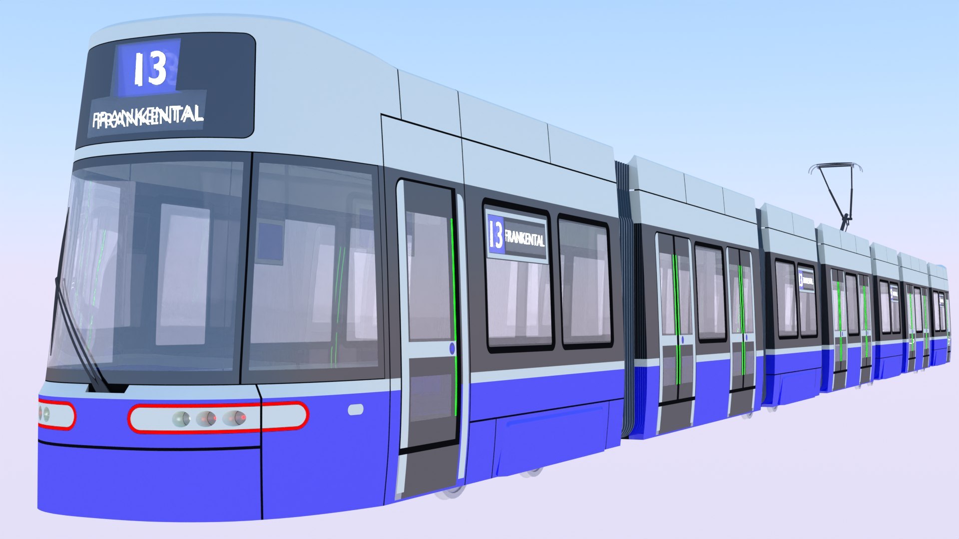 3D European Trams And Metro Model - TurboSquid 2357402