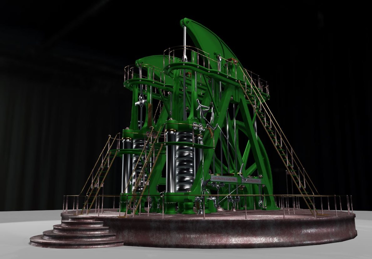Corliss Centennial Steam Engine 3D - TurboSquid 2212557