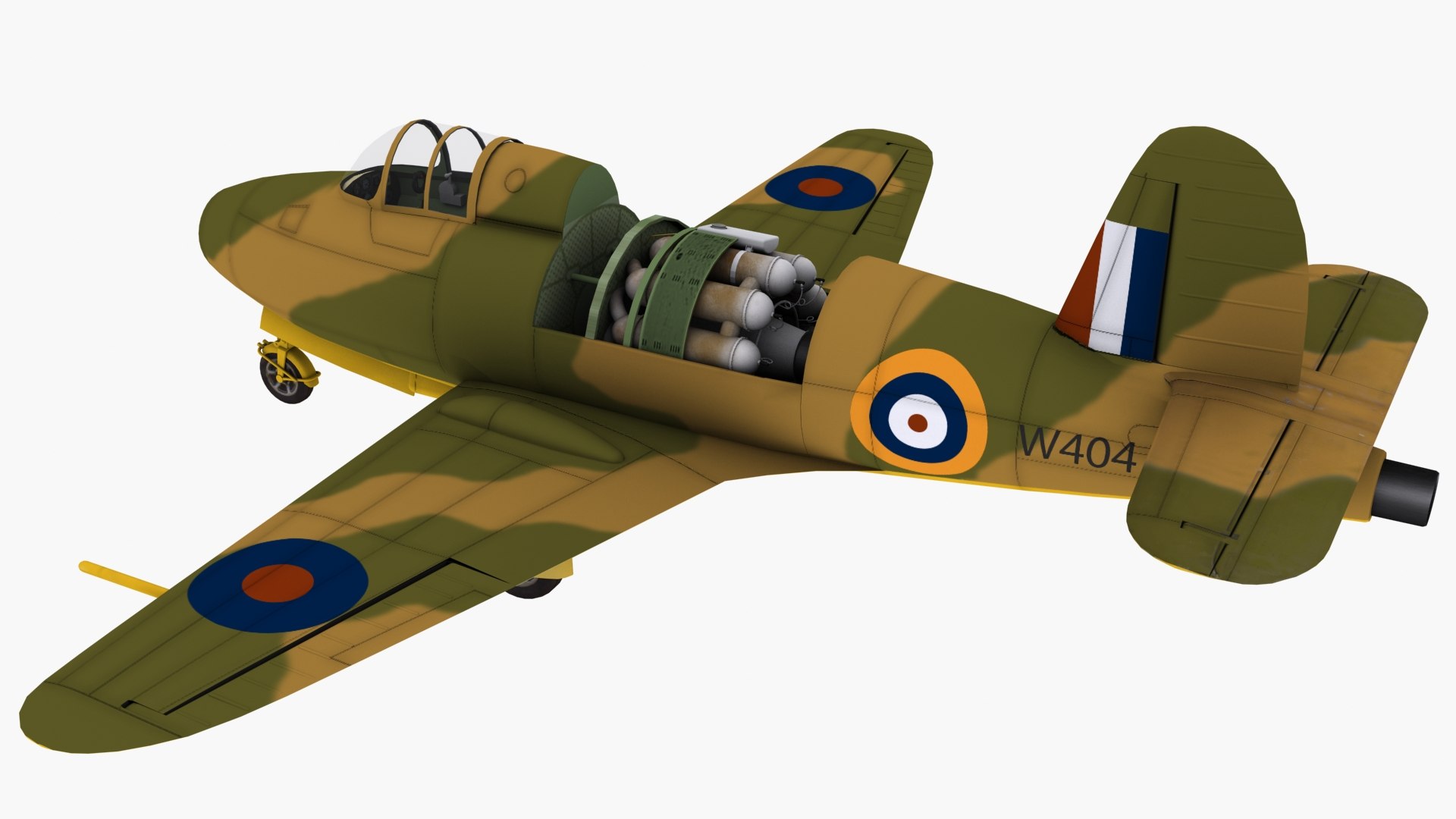 Gloster E28-39 Pioneer Jet Prototype Camo Type 1 3D Model - TurboSquid ...