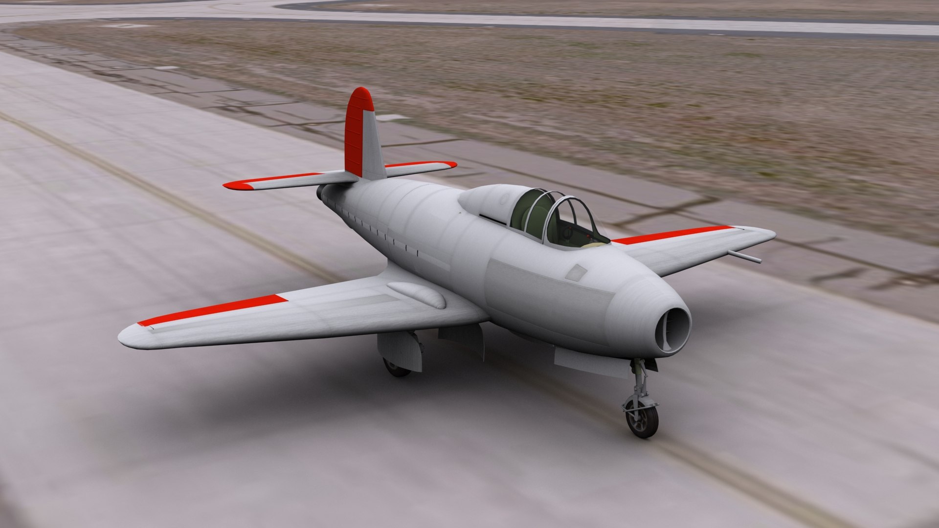 Gloster E28-39 Pioneer Jet Prototype Camo Type 1 3D model - TurboSquid ...