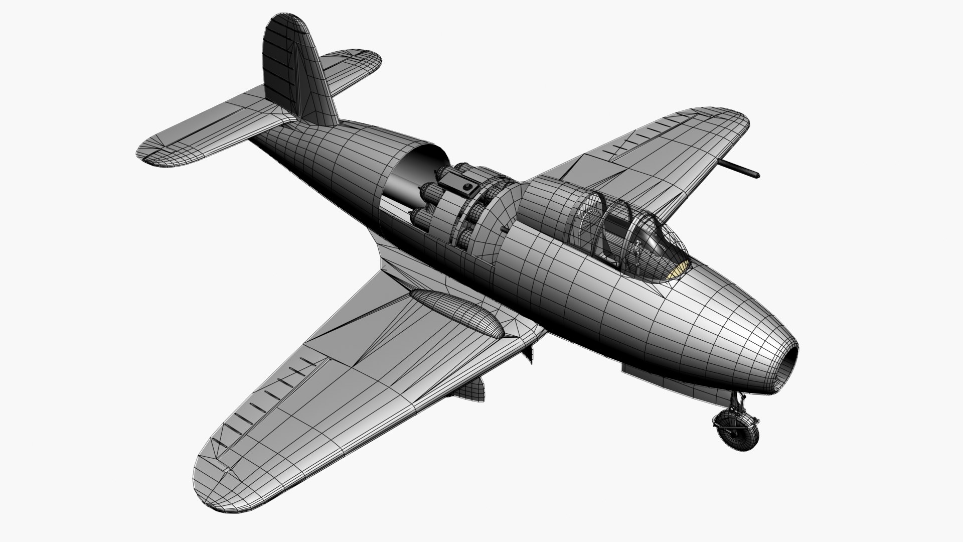 Gloster E28-39 Pioneer Jet Prototype Camo Type 1 3D Model - TurboSquid ...
