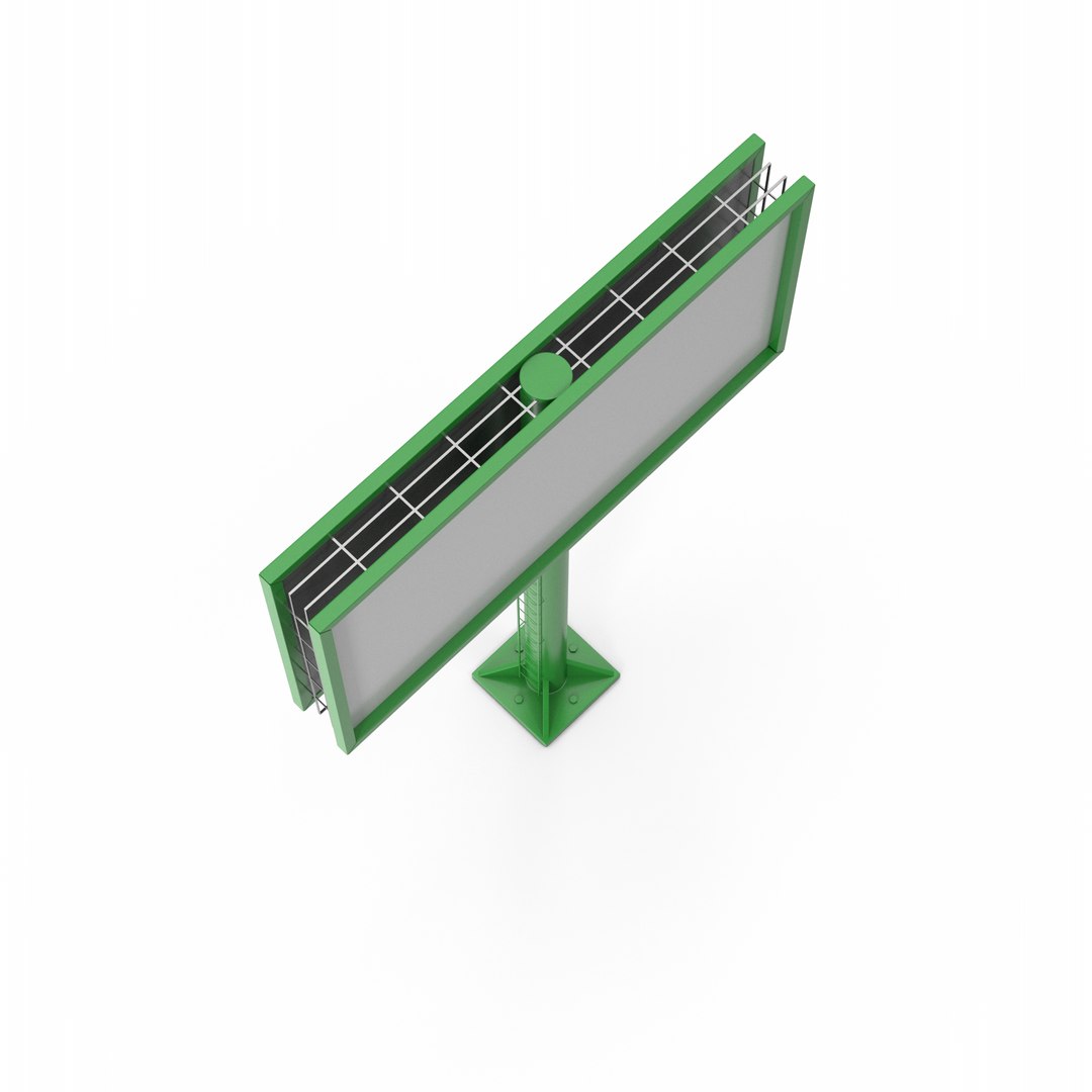3D Green Billboard Model - TurboSquid 2253764