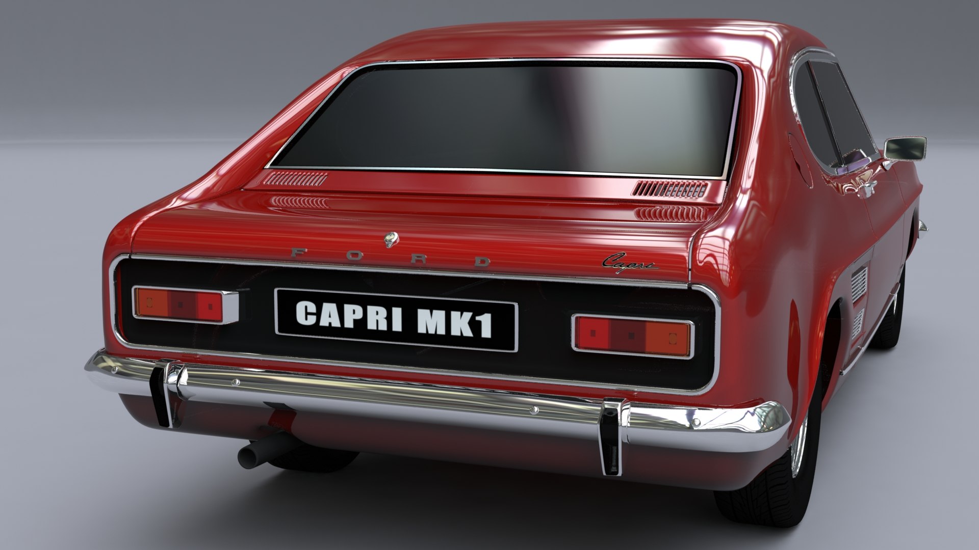 Capri Mk1 3d Model