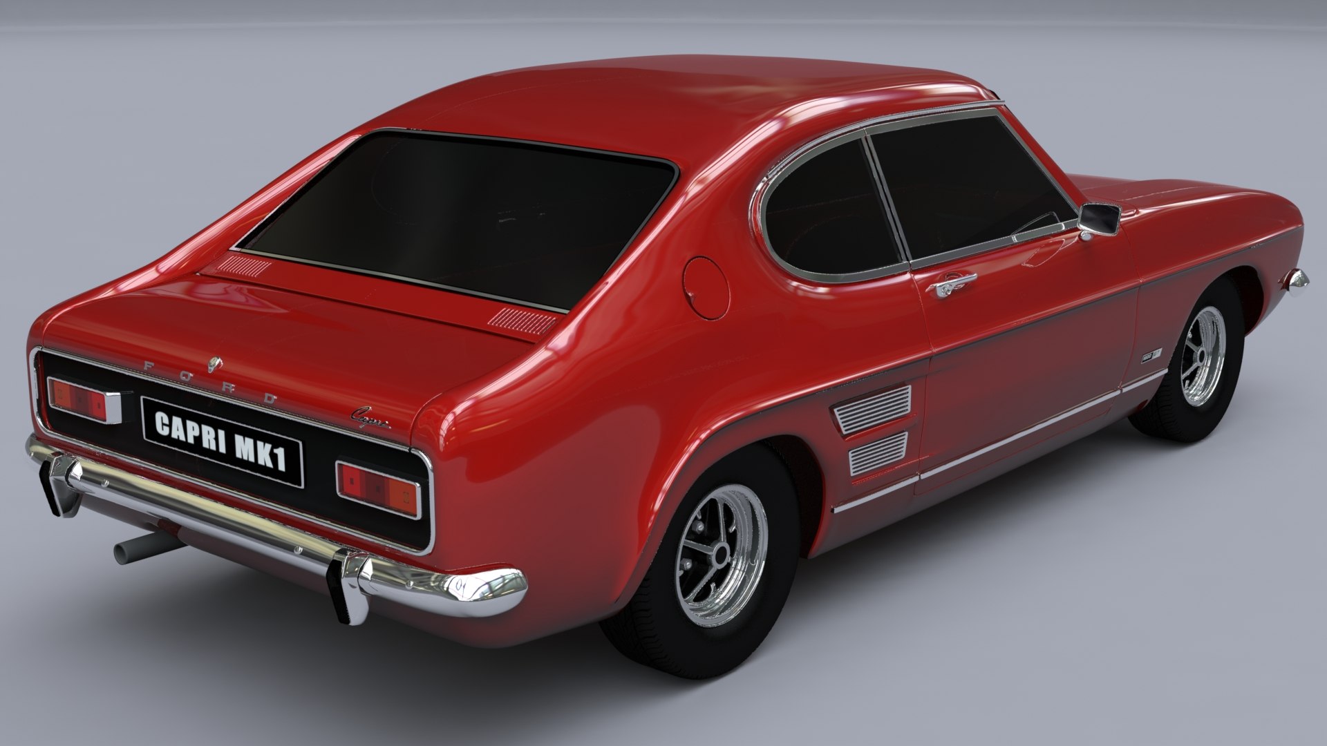 Capri Mk1 3d Model