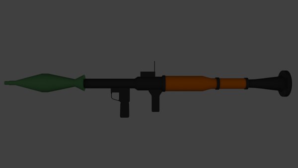 Rpg-7 launcher missile 3D model - TurboSquid 1179829