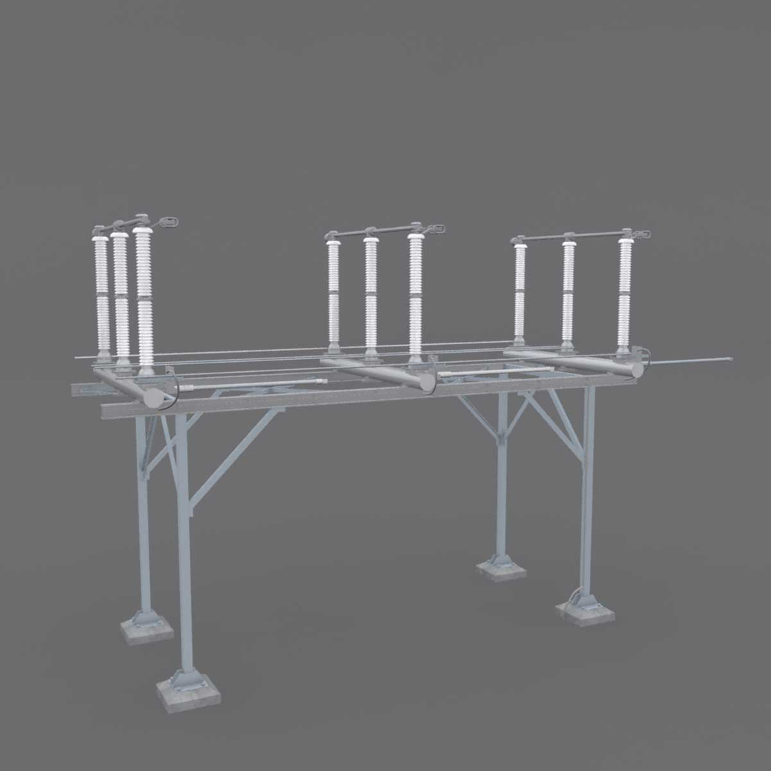 3d sub station model