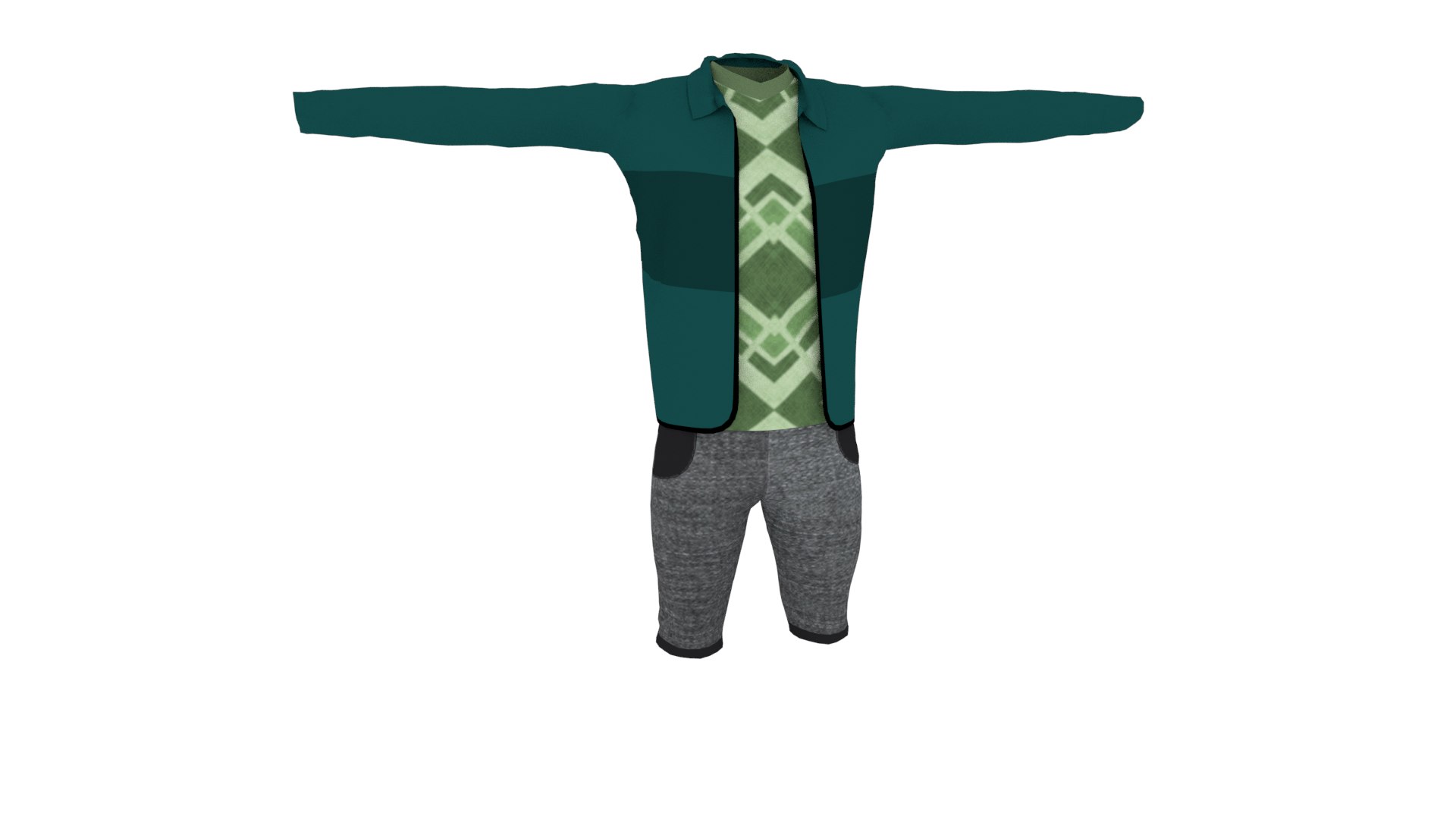 3D Man Clothing - TurboSquid 2110397