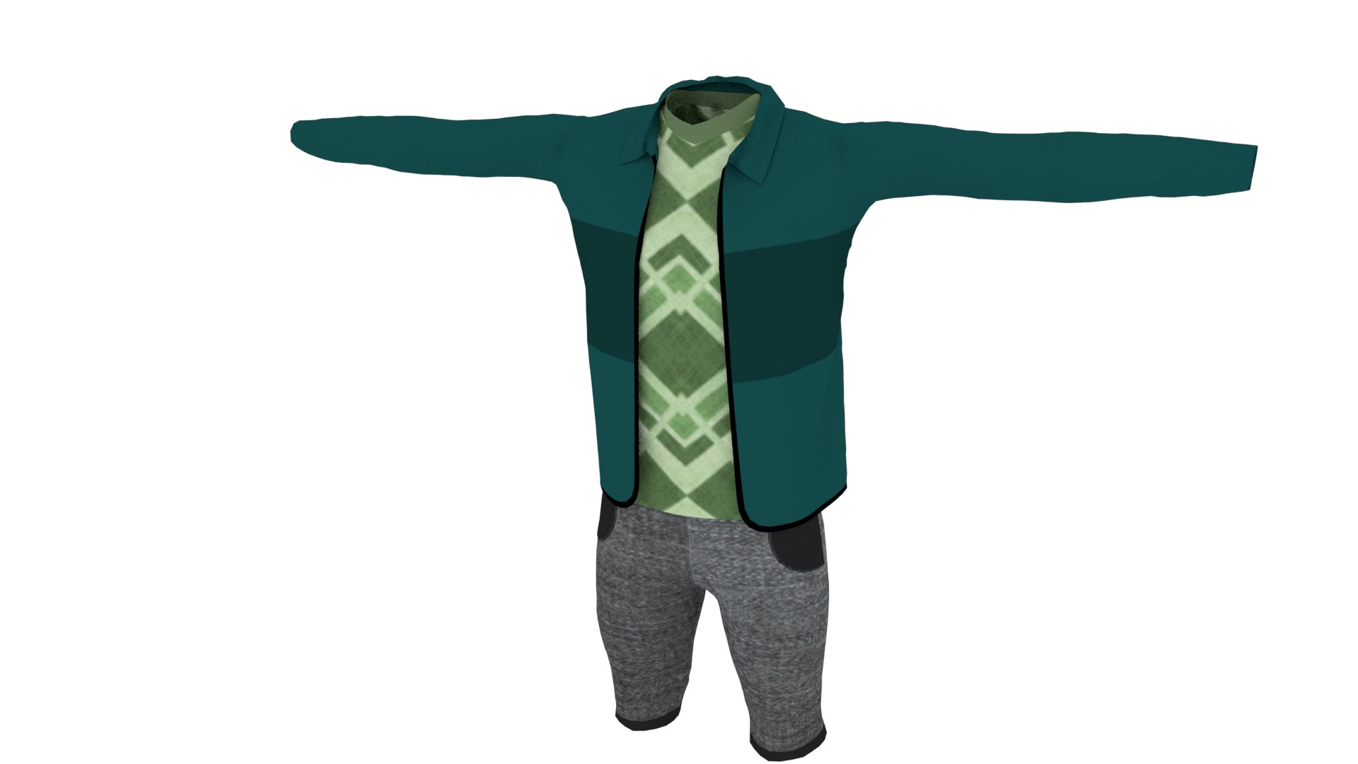 3D Man Clothing - TurboSquid 2110397