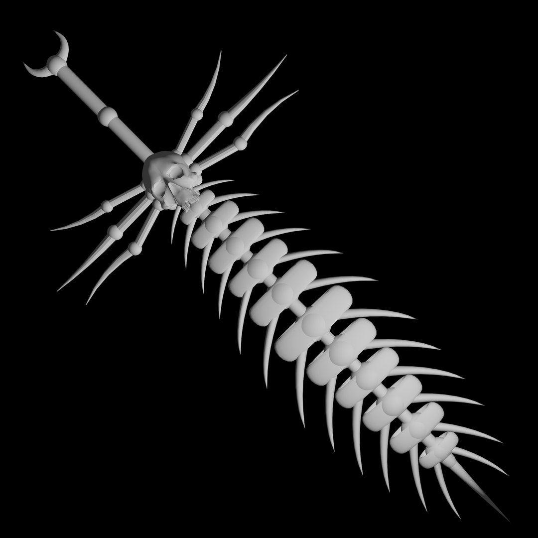 3D skeletal sword model - TurboSquid 1481170