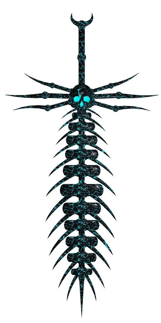 3D skeletal sword model - TurboSquid 1481170