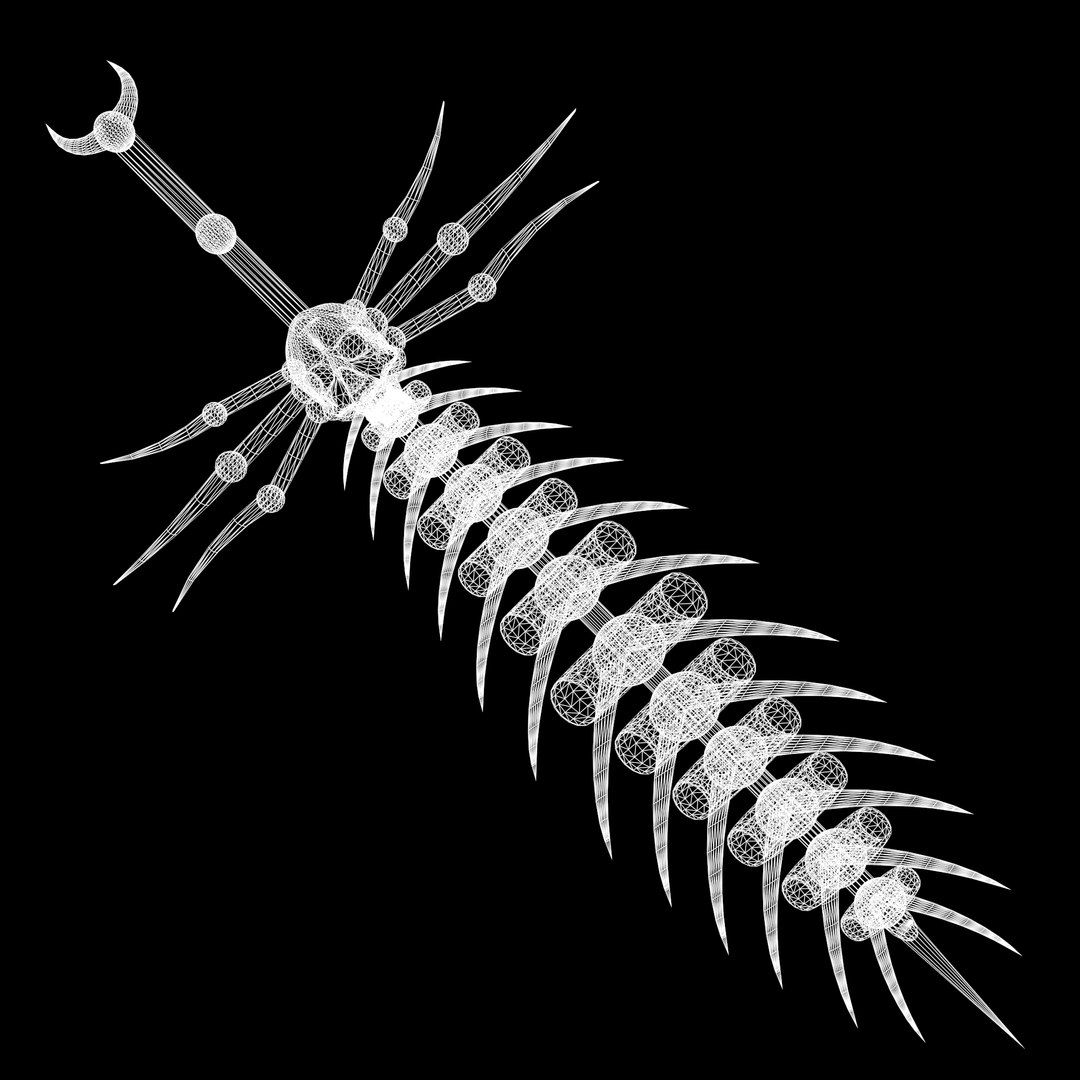 3D skeletal sword model - TurboSquid 1481170