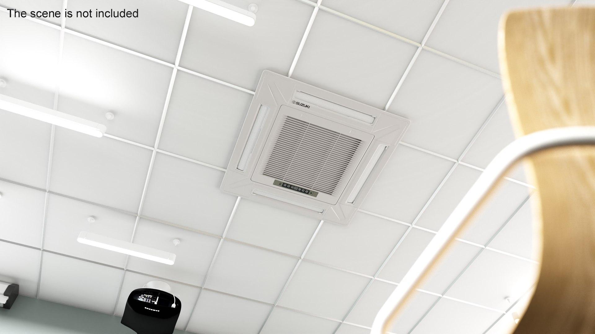 3D Cassette Fan Coil Unit Suzuki - TurboSquid 1966175