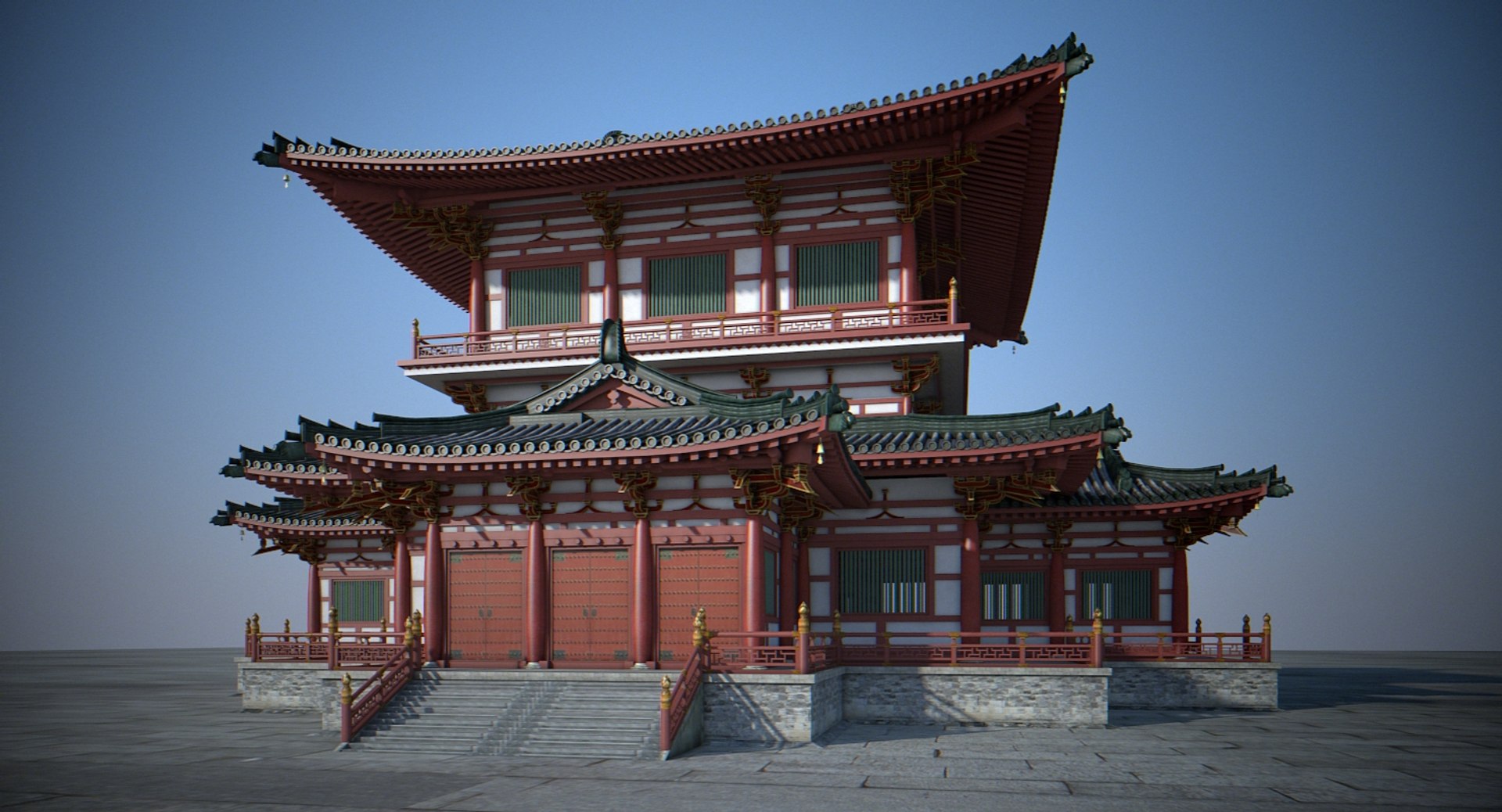 Chinese Palace 3d Model