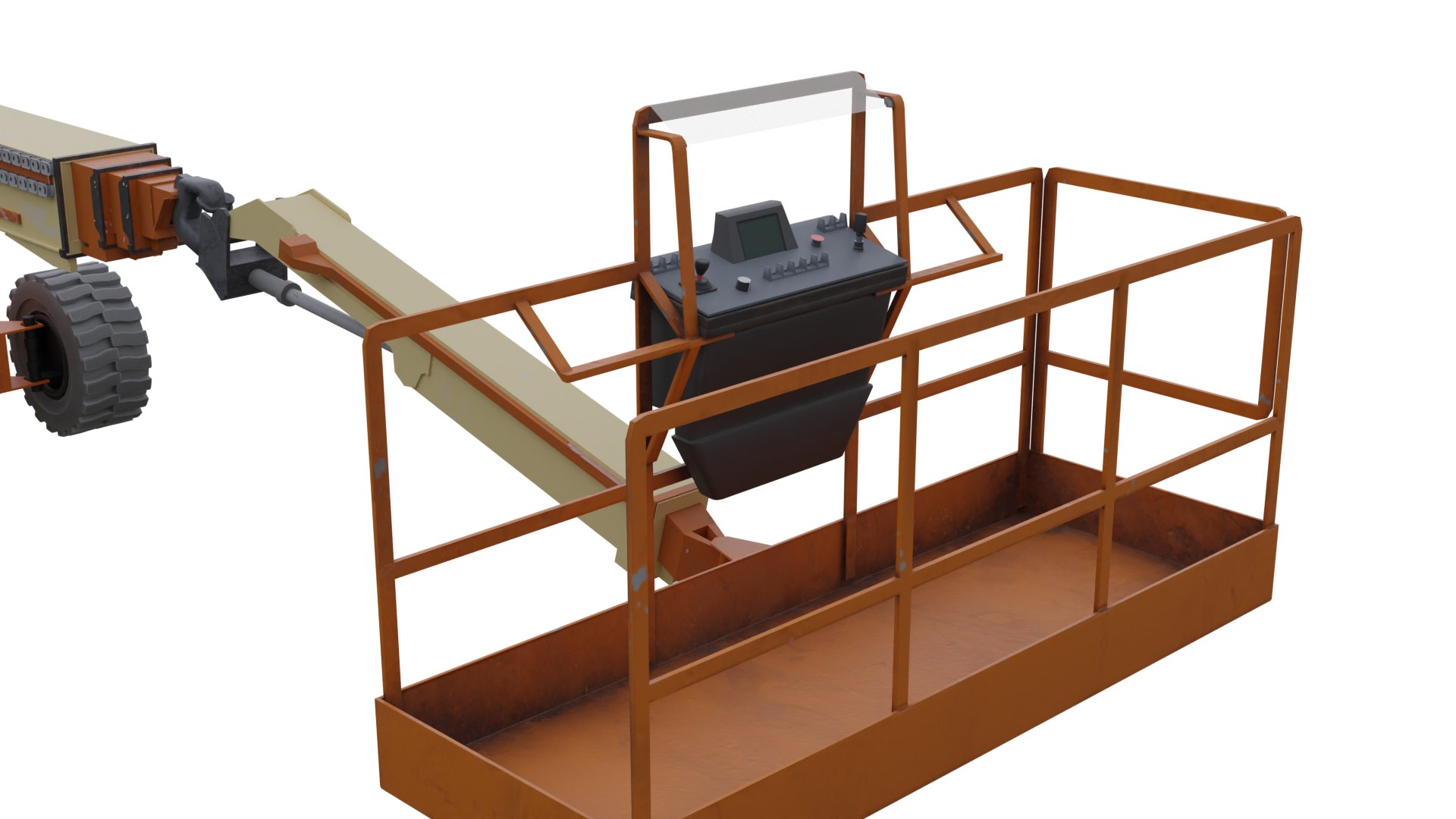 3D PTA Crane Car - TurboSquid 2038676