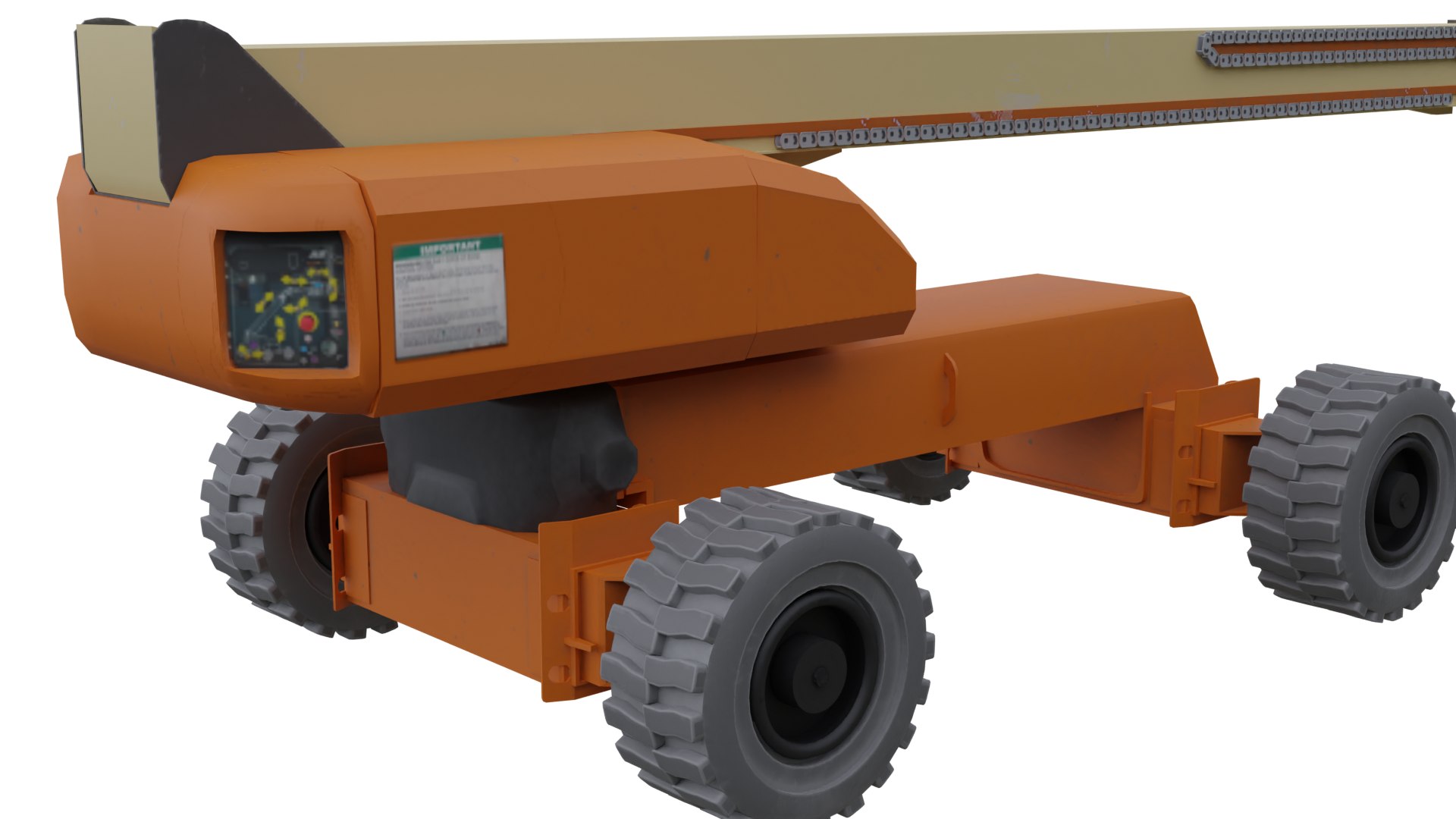 3D PTA Crane Car - TurboSquid 2038676