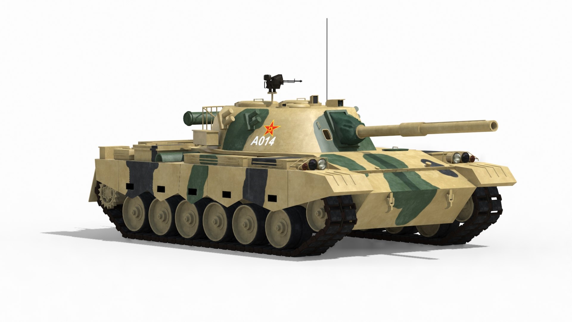 3D Chinese Main Battle Tank Collection Model - TurboSquid 2213065