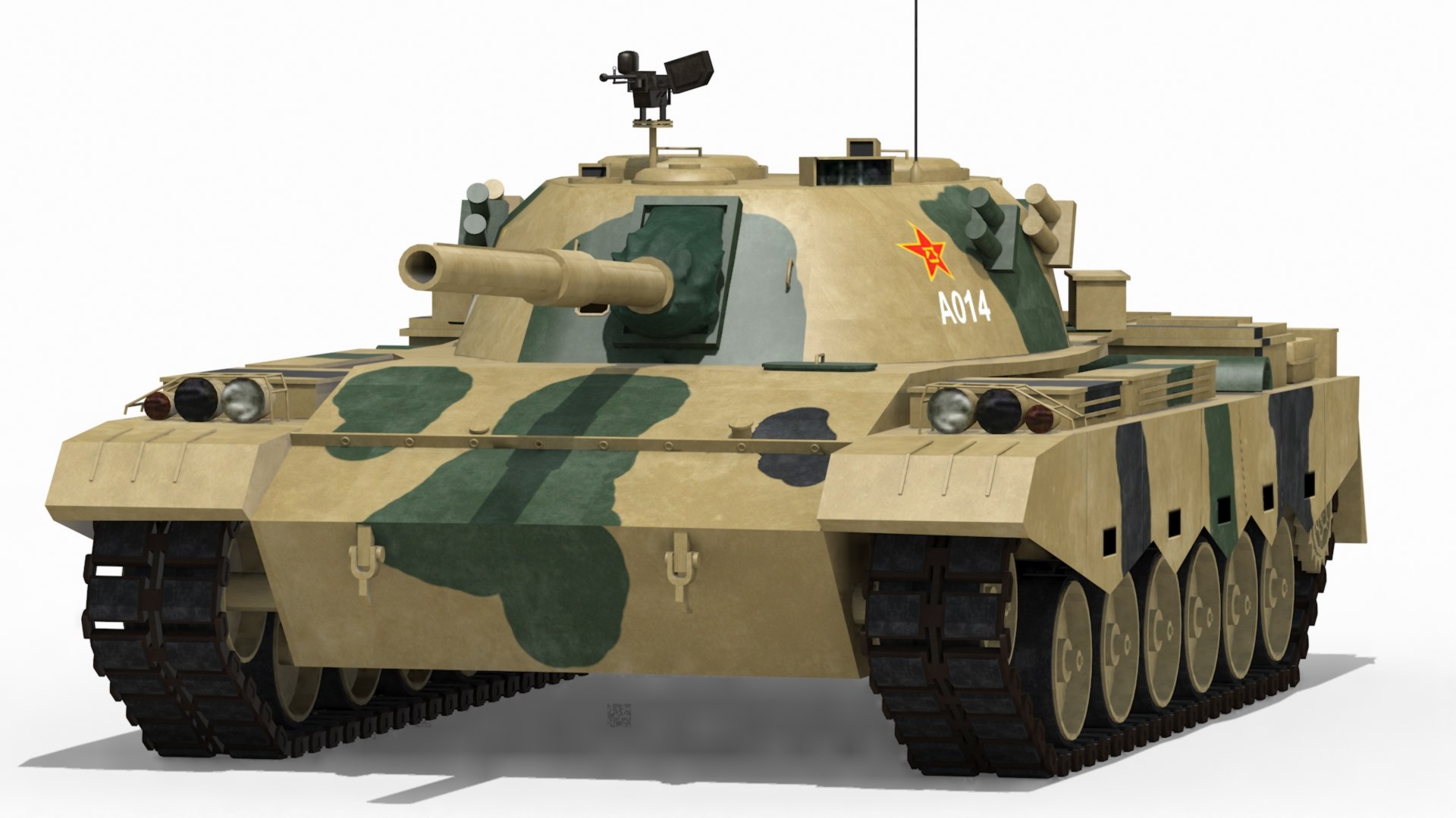 3D Chinese Main Battle Tank Collection Model - TurboSquid 2213065