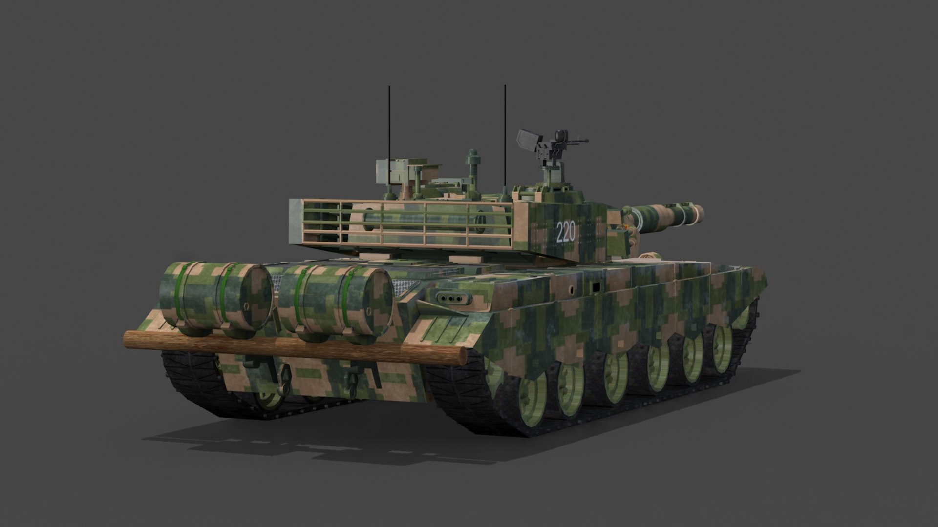 3D Chinese Main Battle Tank Collection Model - TurboSquid 2213065