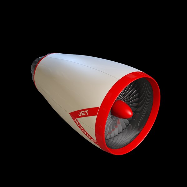 jet turbine 3d model
