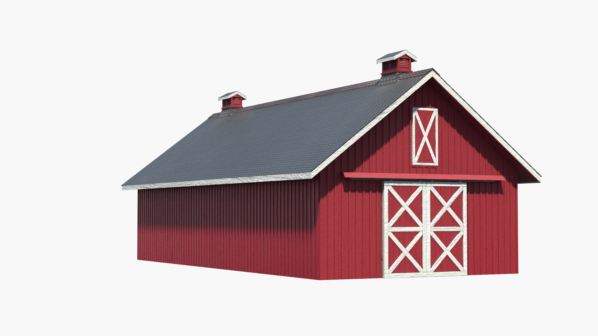 barn drawing 3d