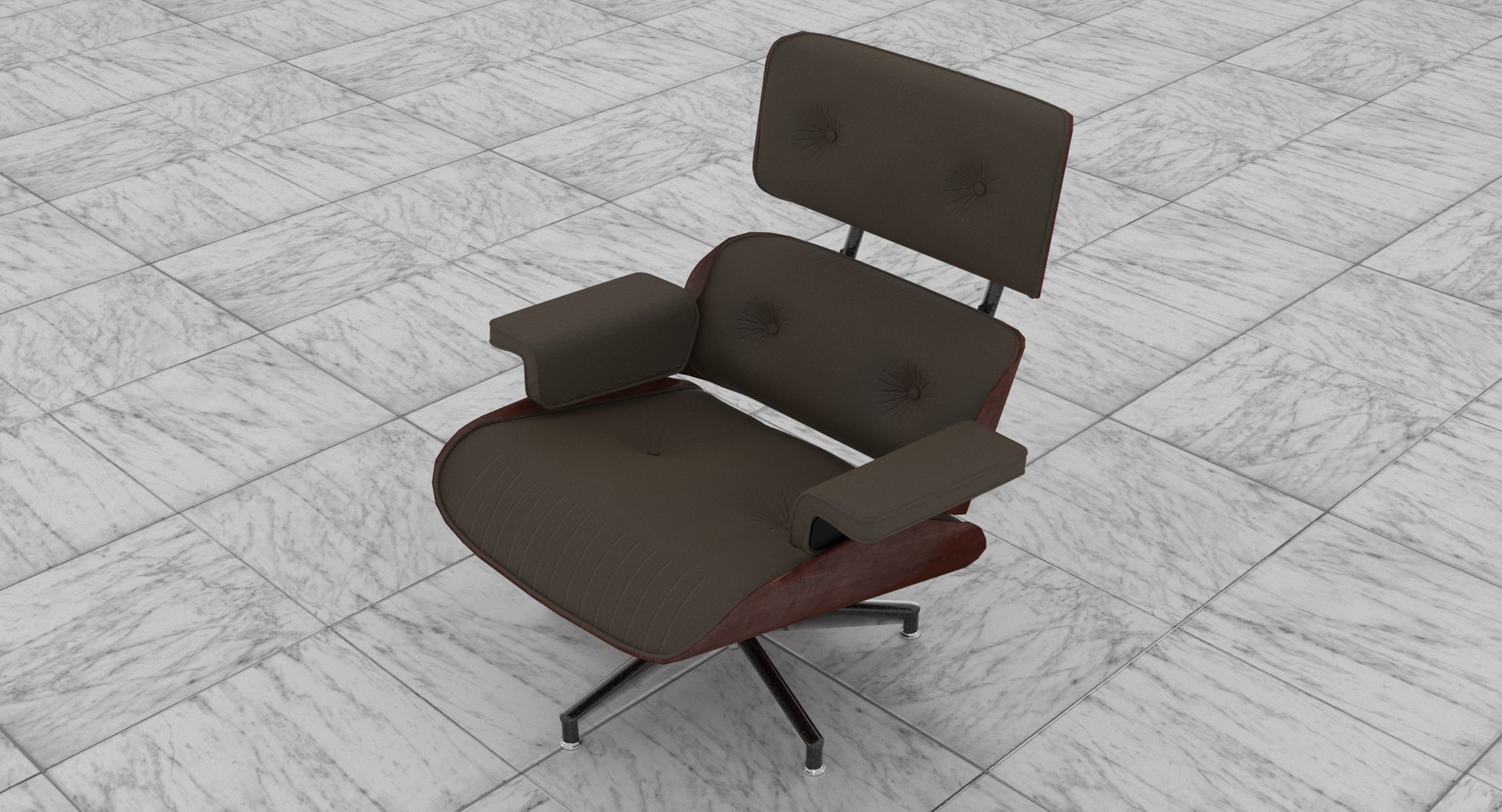 Eames Lounge Classic Chair 3D Model - TurboSquid 1694568