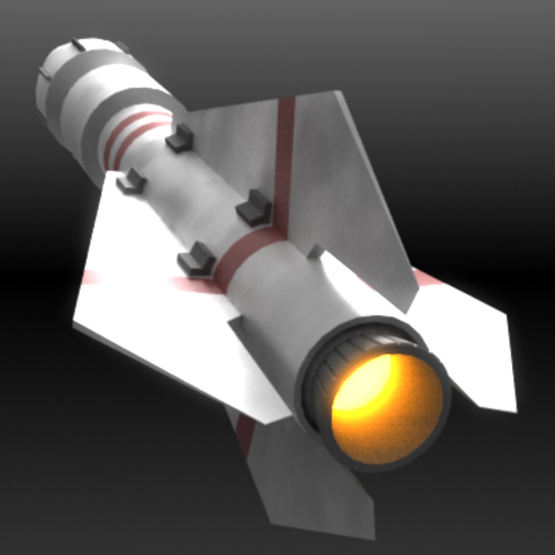 3d Missile Model