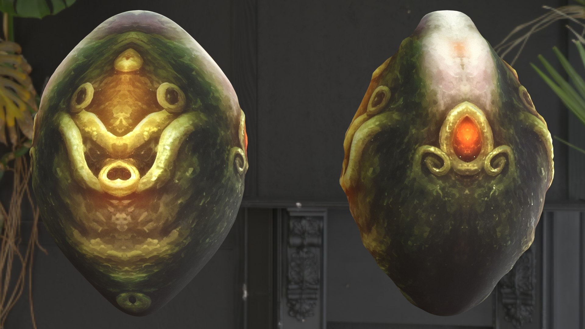 Eerie Alien Egg 3D Model - TurboSquid 1988091
