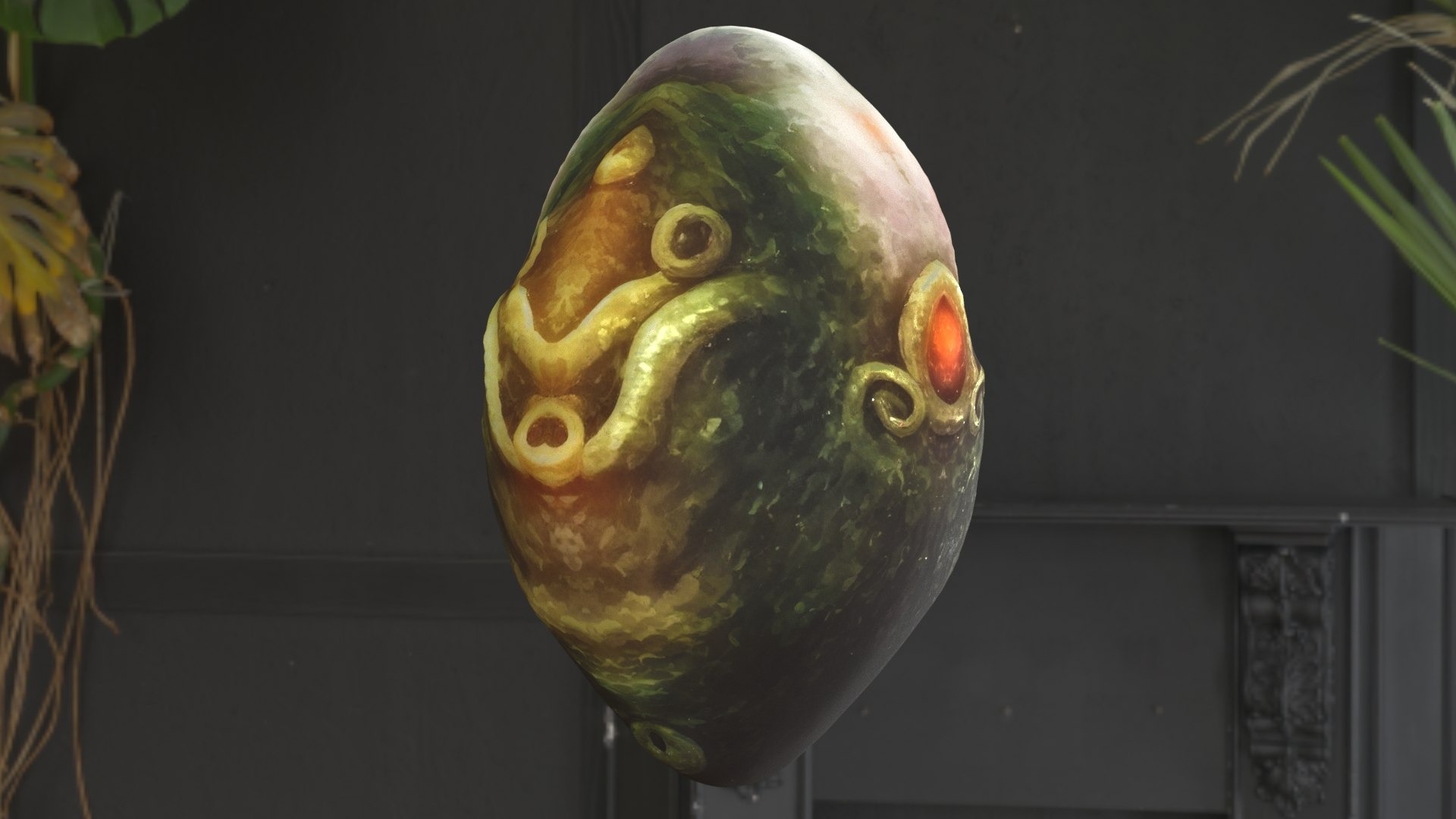 Eerie Alien Egg 3D Model - TurboSquid 1988091