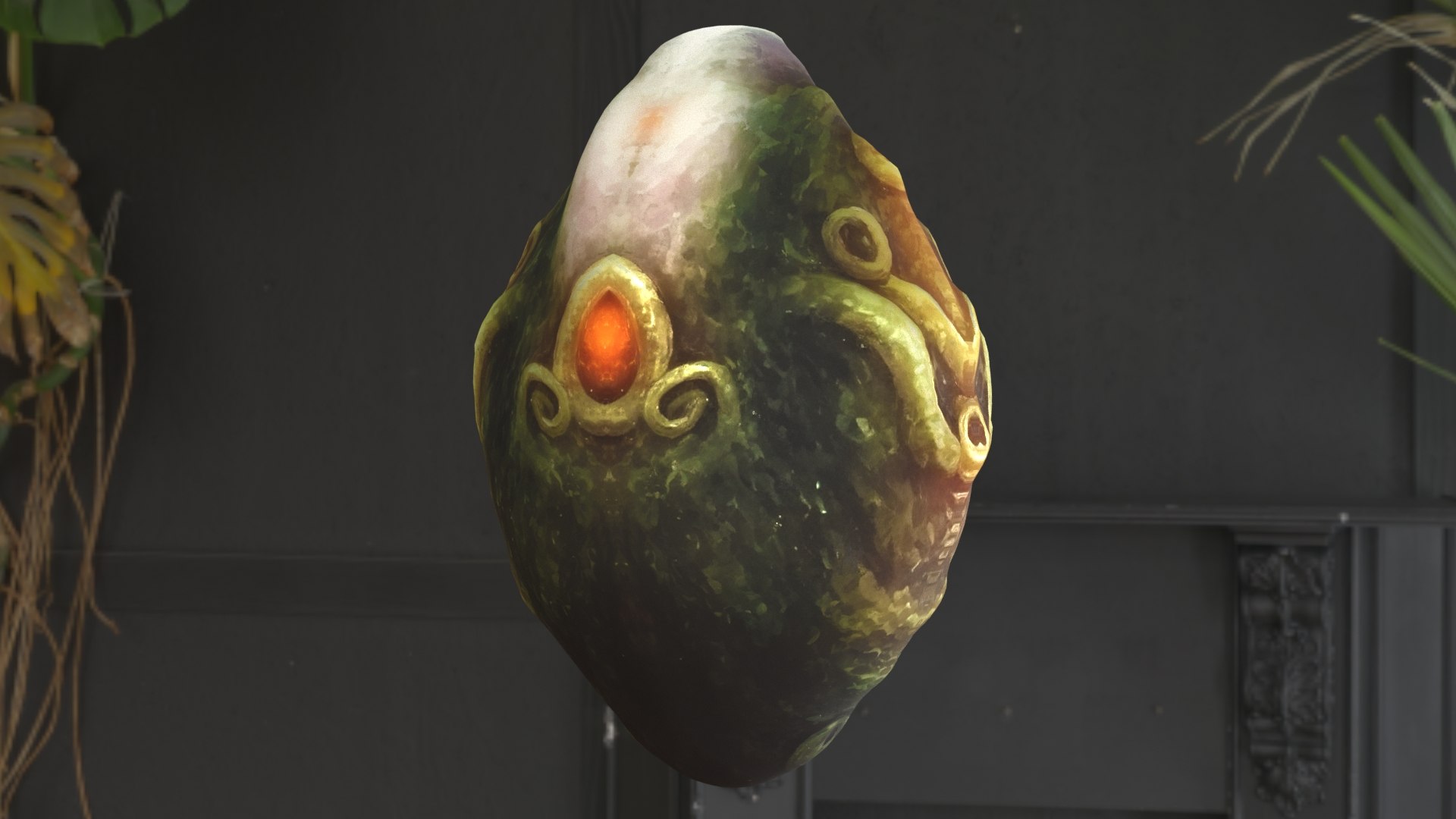 Eerie Alien Egg 3D Model - TurboSquid 1988091