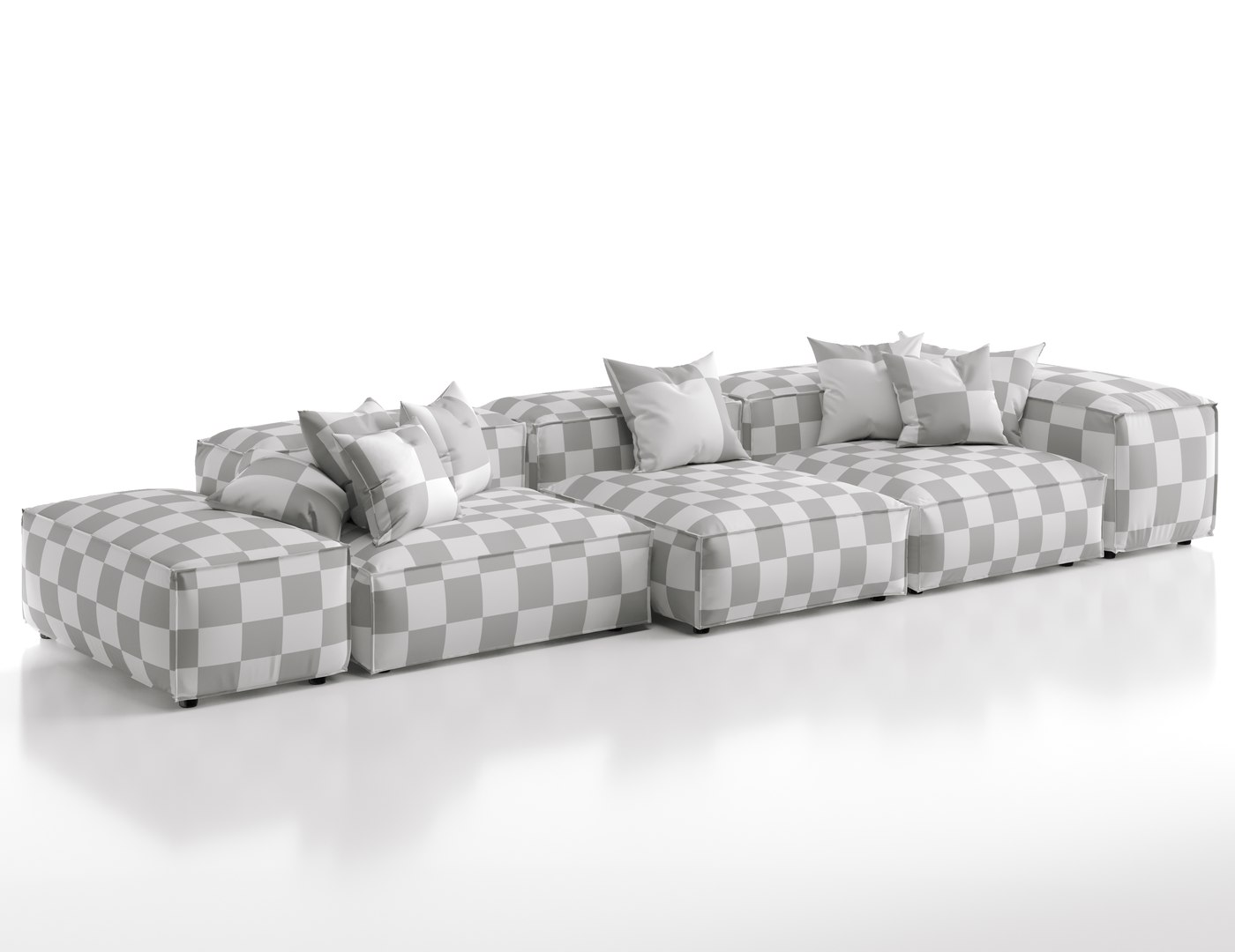 3D Living Divani Extra Soft Sofa Three Seater Model - TurboSquid 2083574