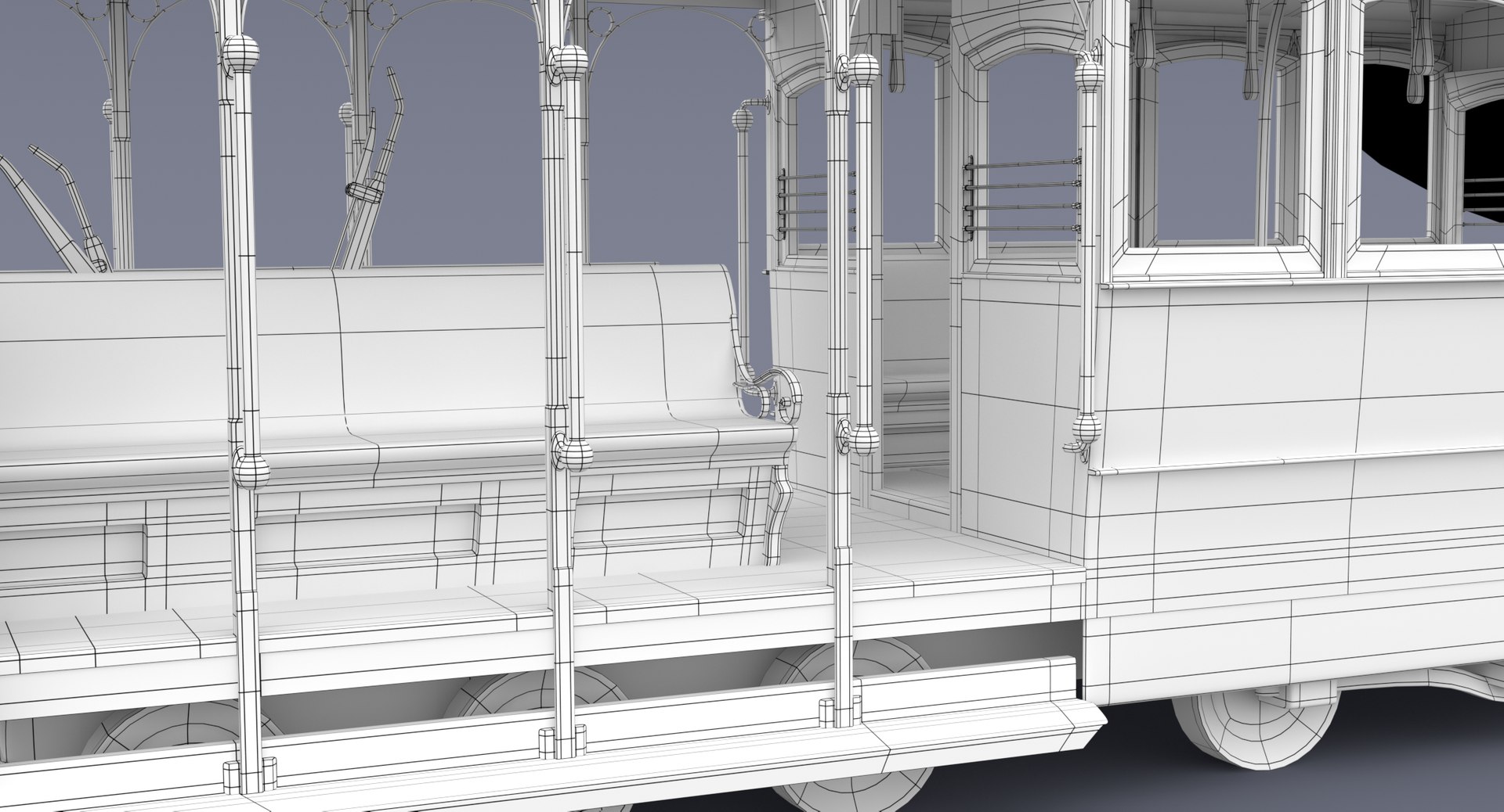 San Francisco Cable Car Model - TurboSquid 1430738