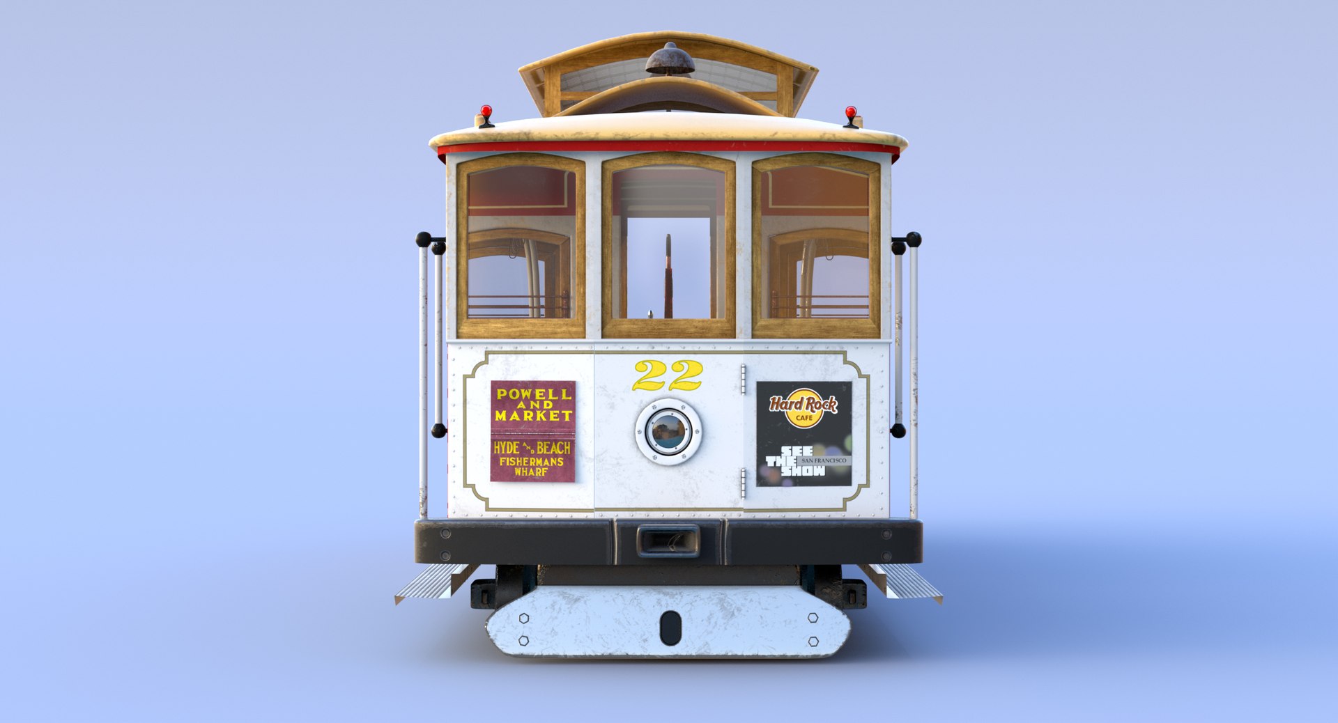 San Francisco Cable Car Model - TurboSquid 1430738