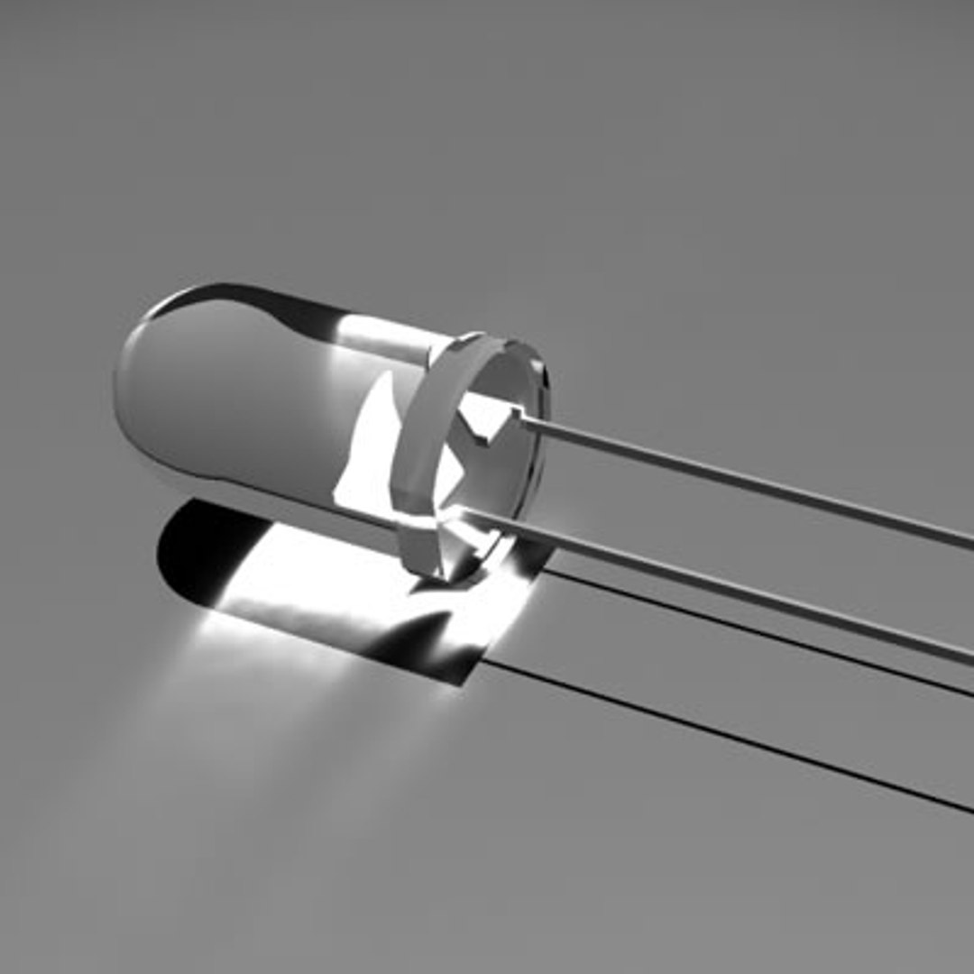 3d model led light diodes