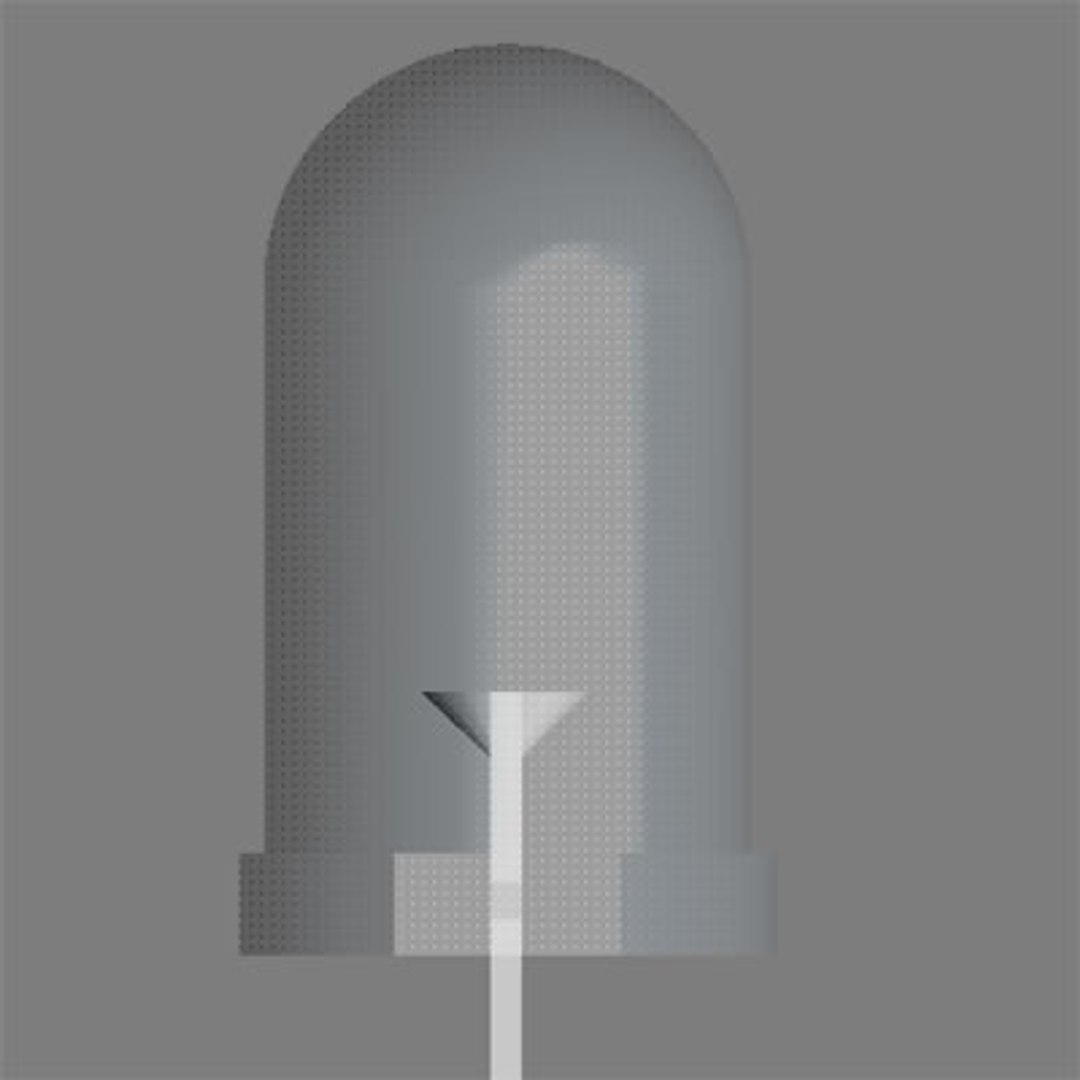 3d model led light diodes