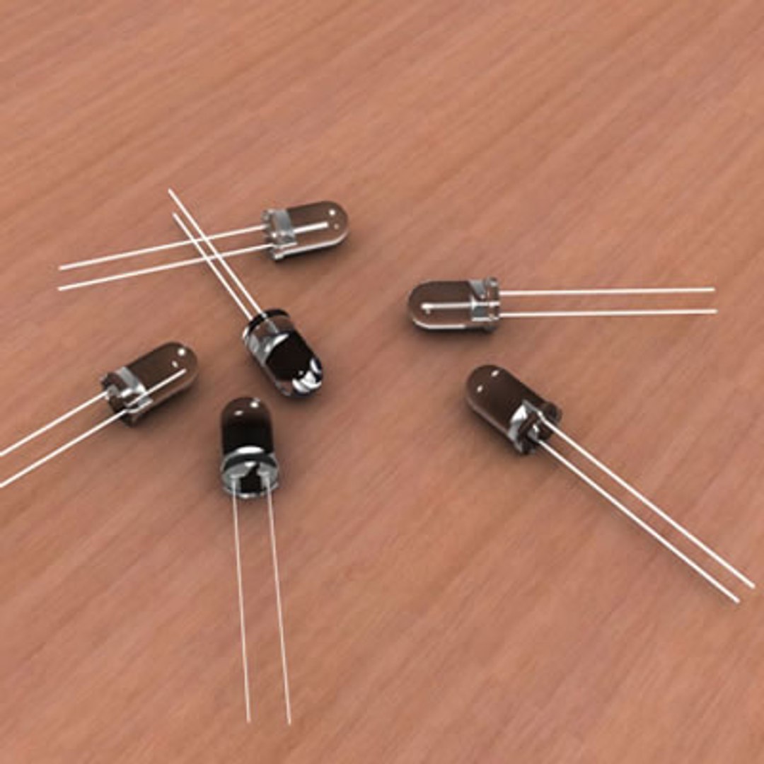 3d model led light diodes