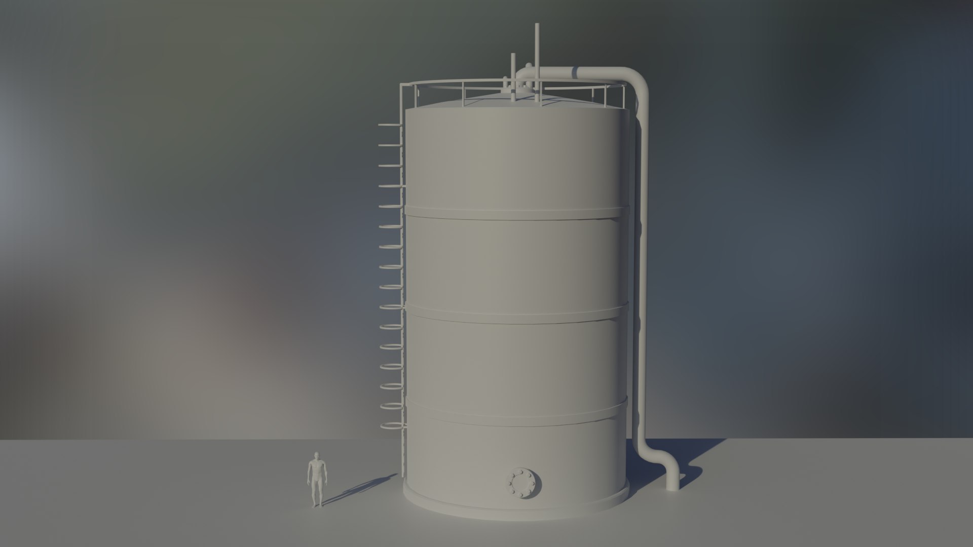 3D Industrial Methanol Storage Tank Model - TurboSquid 1806800