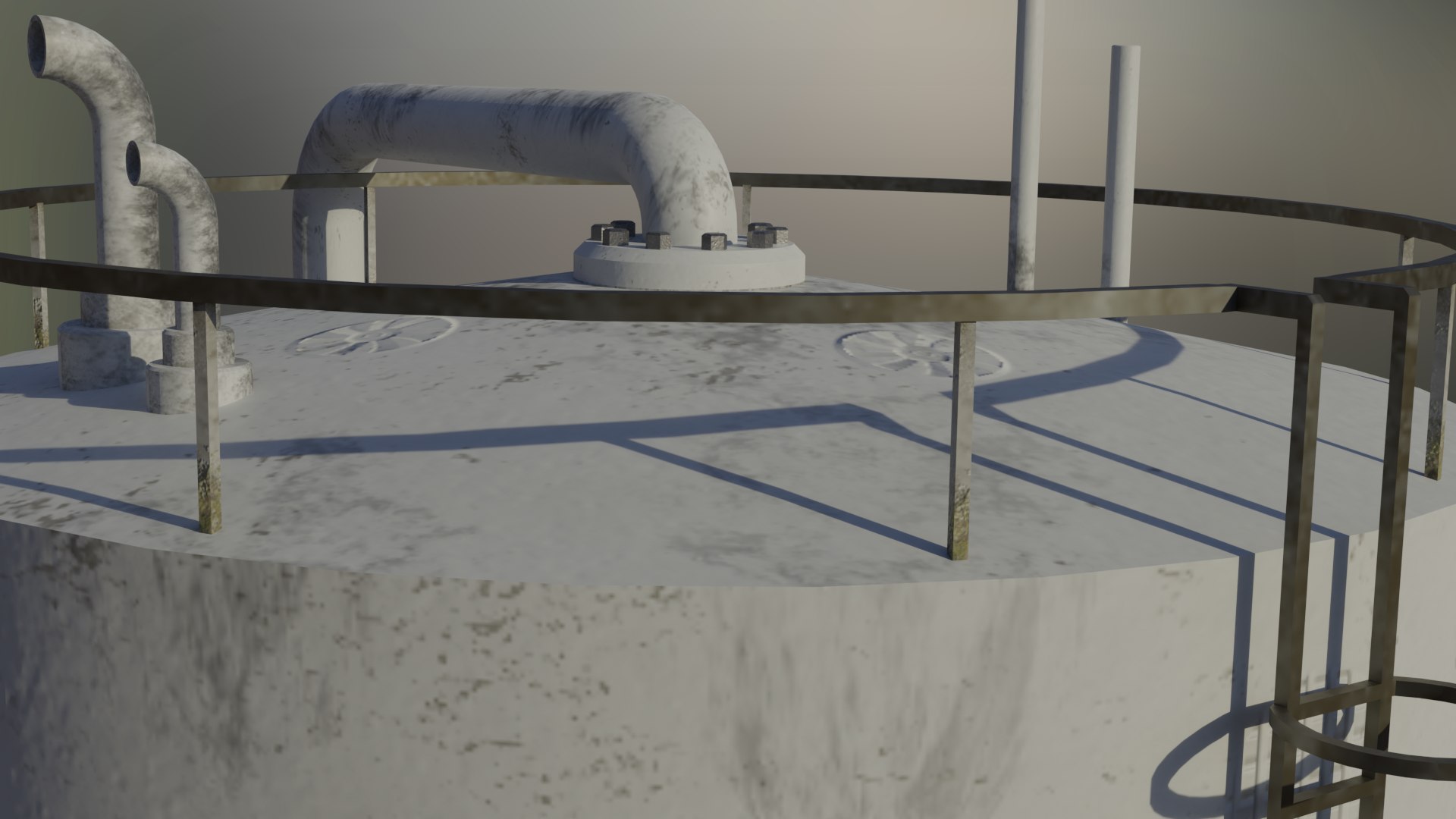 3D Industrial Methanol Storage Tank Model - TurboSquid 1806800