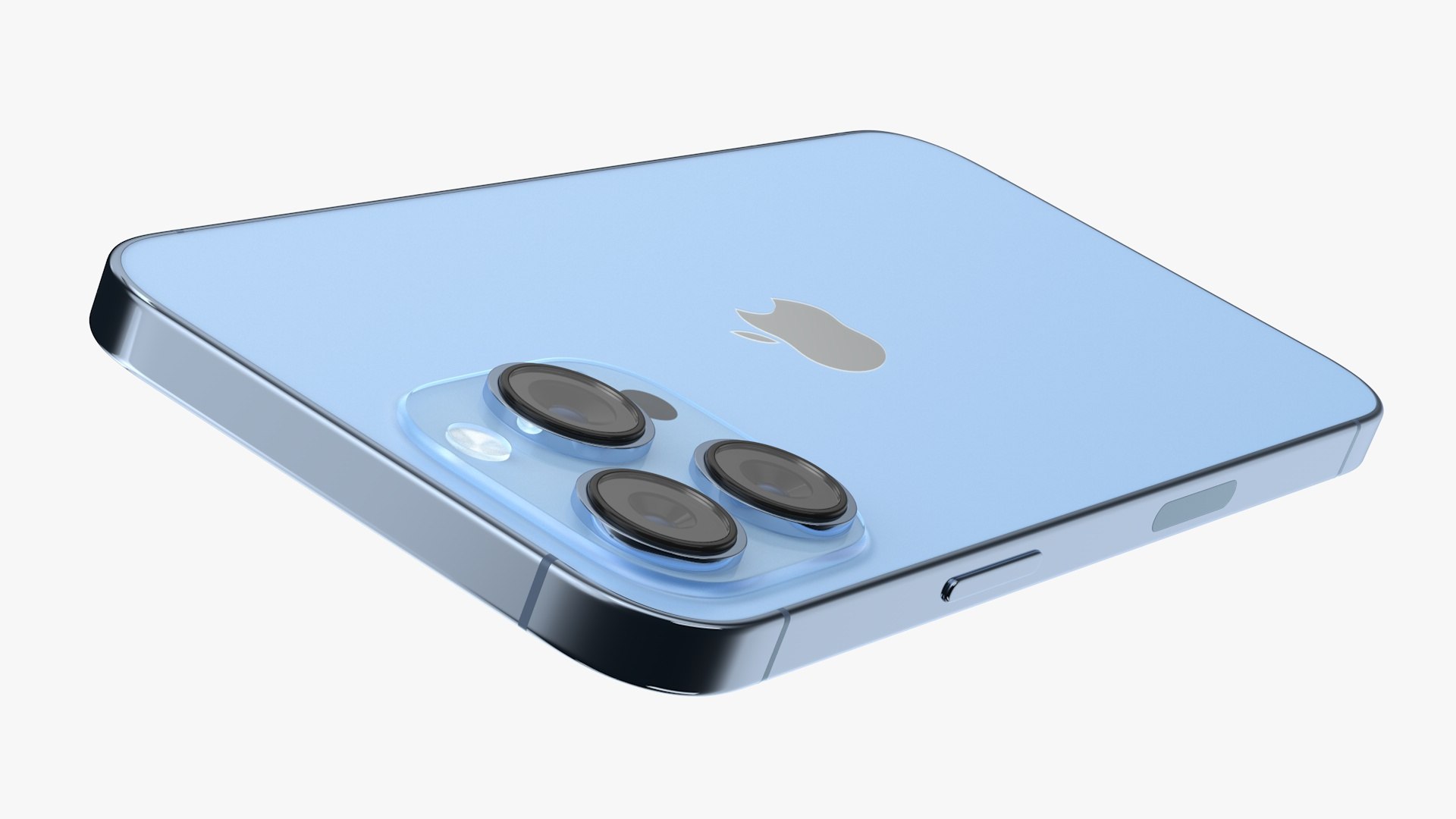 Apple iPhone 13 Pro Pacific Blue 3D model - TurboSquid 1749160